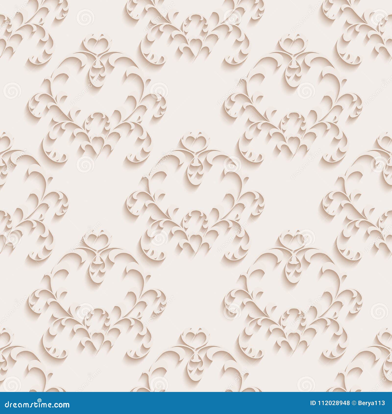 Seamless Wallpapers in the Style of Baroque . Modern Texture ...