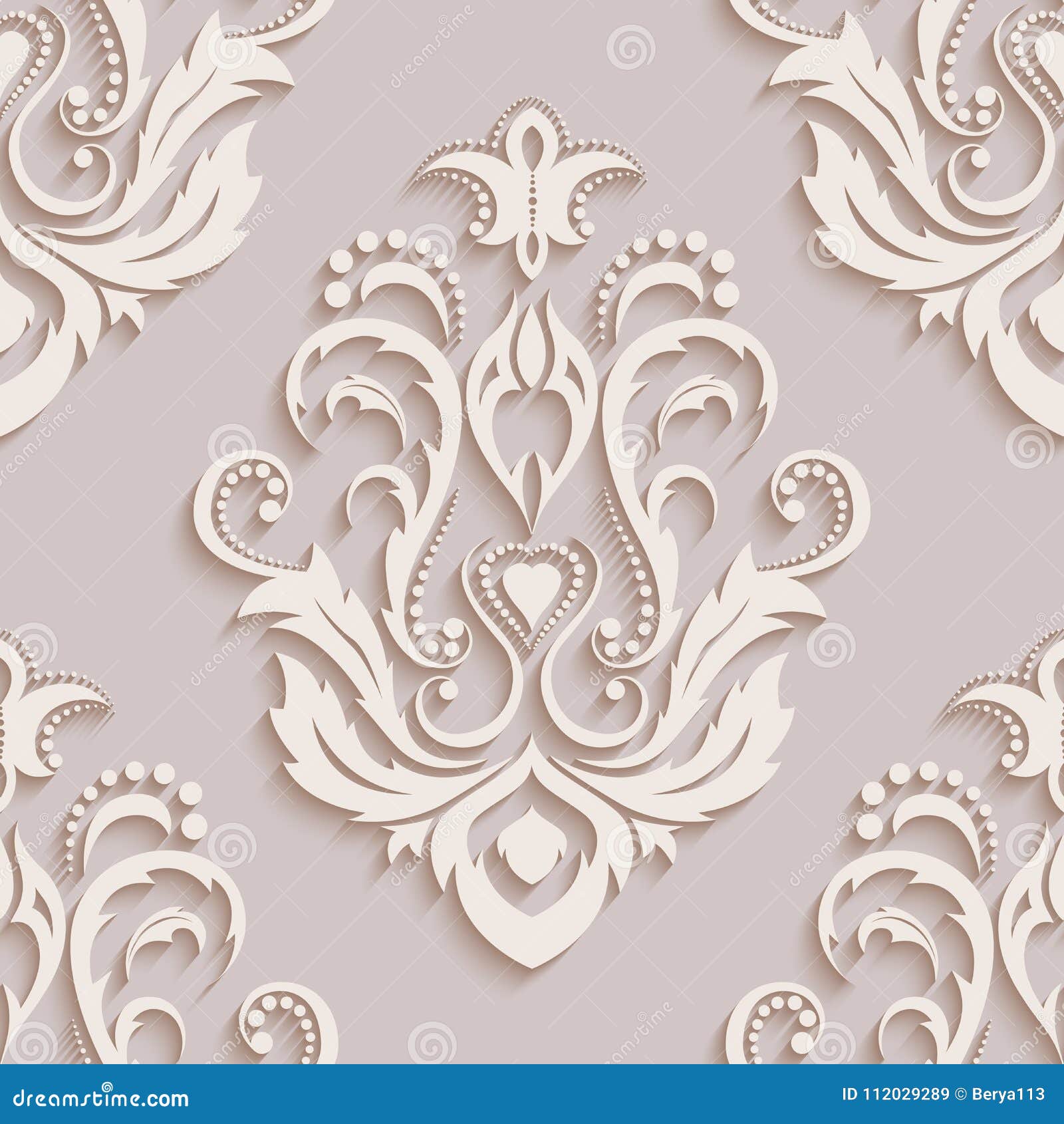 Seamless Wallpapers in the Style of Baroque . Modern Texture ...