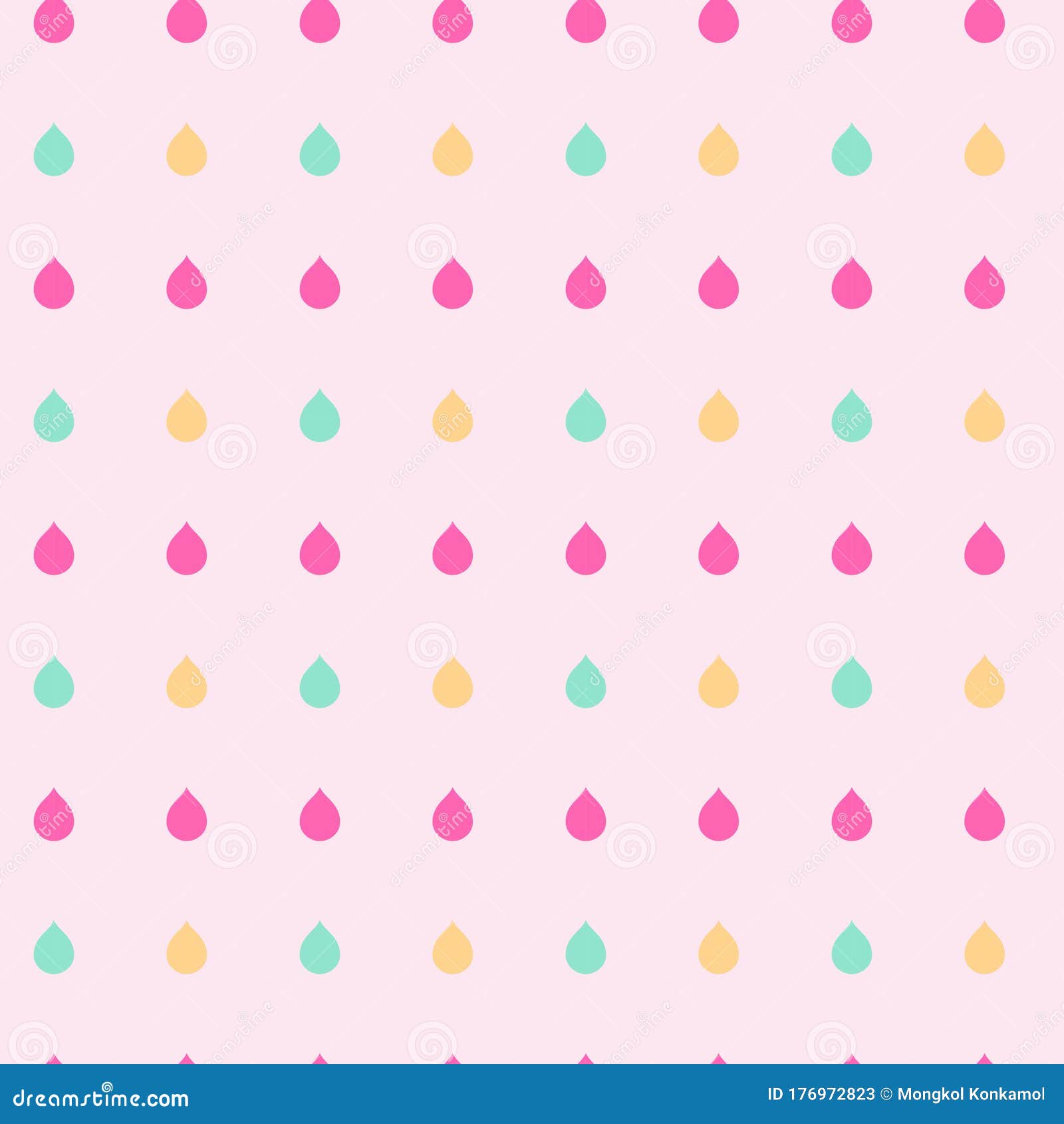 Seamless Water Drop Pattern Background, Seamless Backgrounds and ...