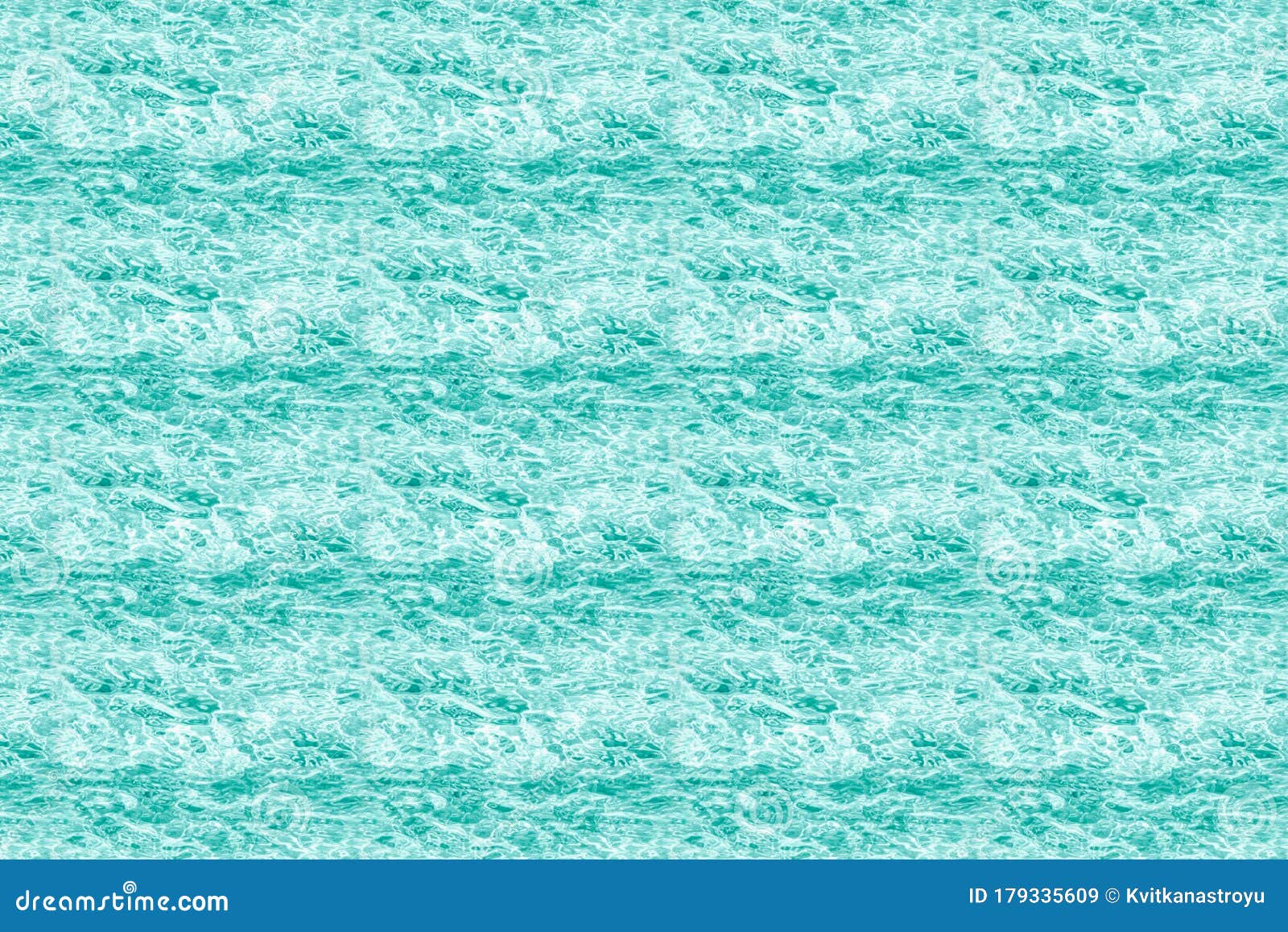 Seamless Water Pattern, Cold Green Color Abstract Background, Toned ...