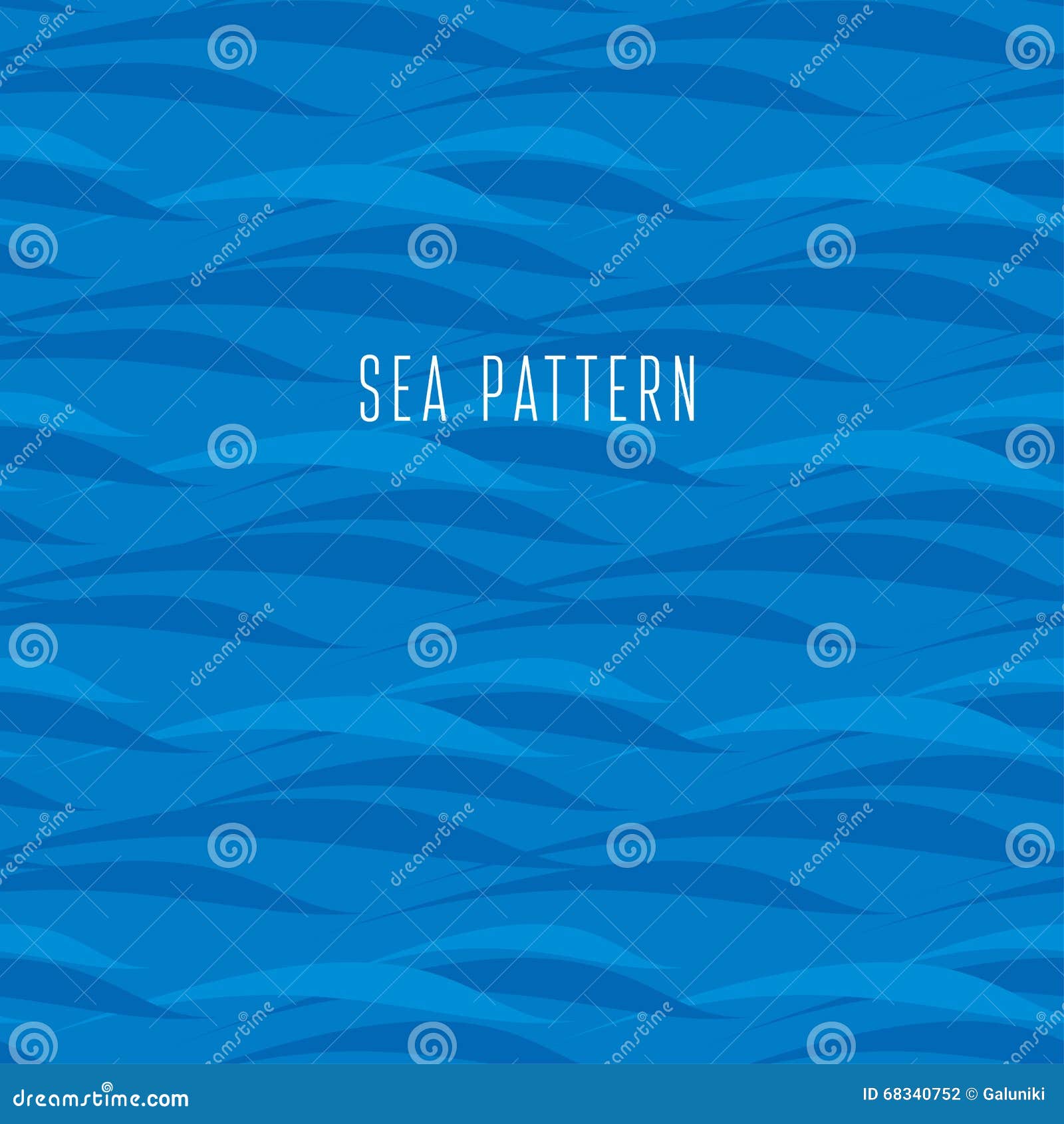 Seamless water pattern. stock vector. Illustration of background - 68340752