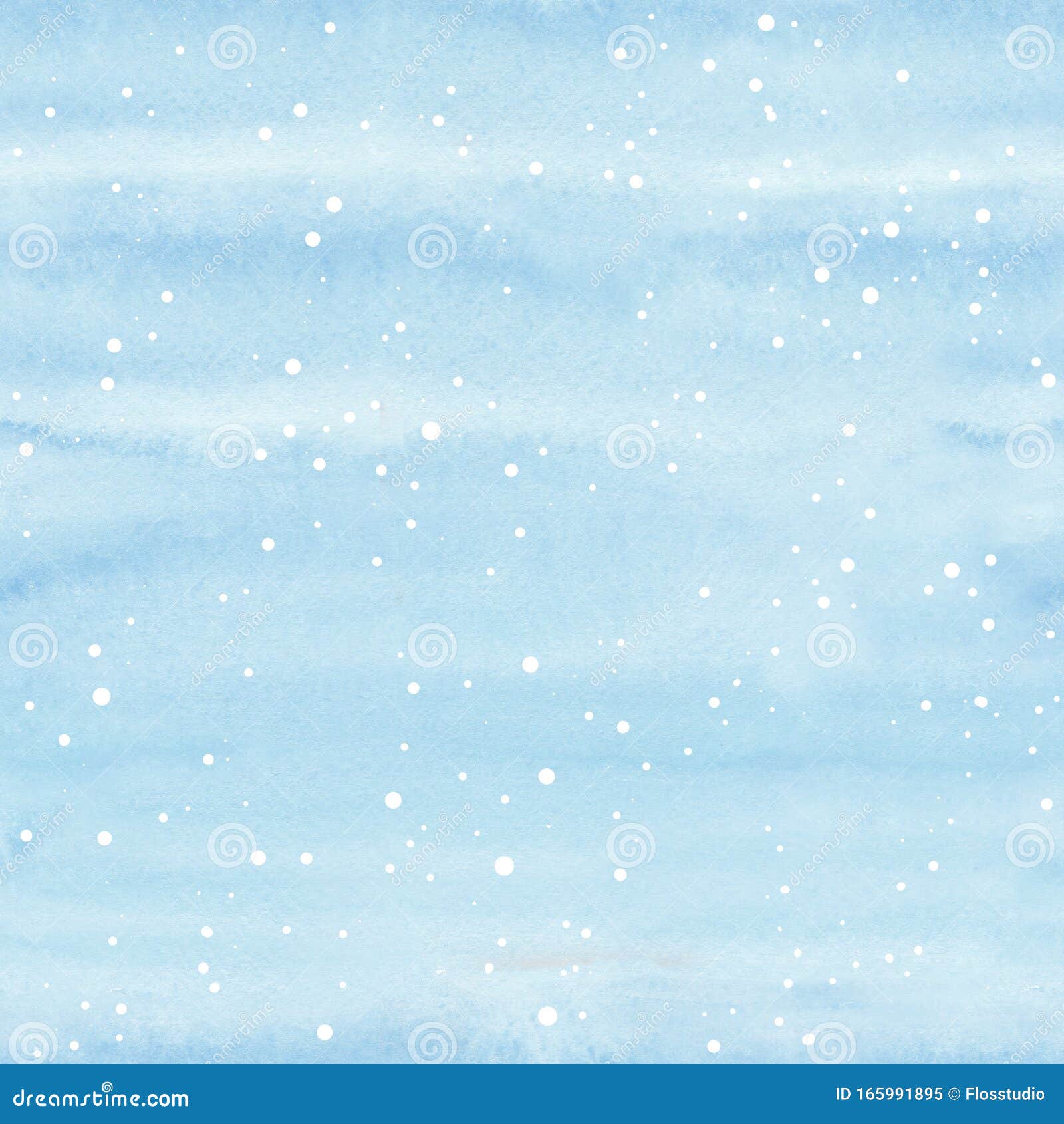 Seamless Watercolor Christmas Pattern Background with Snowflakes on ... Seamless Watercolor Christmas Pattern Background with Snowflakes on ...