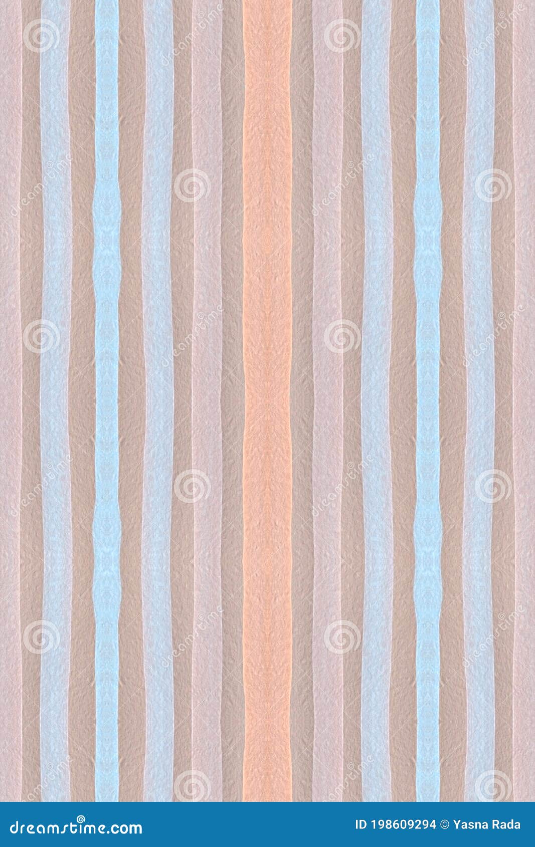 Seamless Watercolor Stripes Pattern. Modern Line Stock Photo - Image of ...