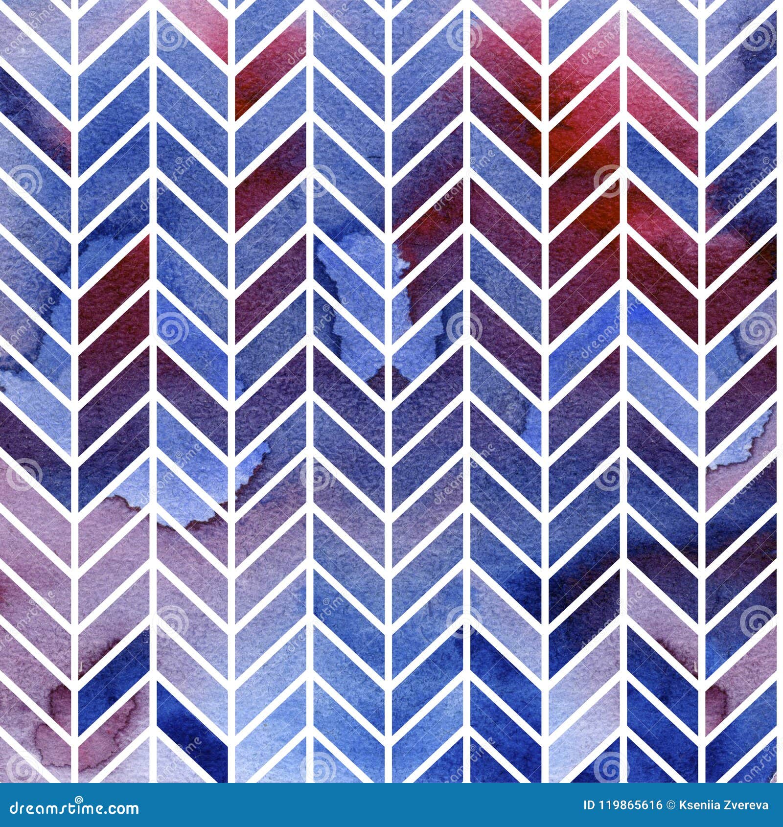 Seamless Watercolour 60s Retro Ribs Pattern Stock Photo - Image of ...