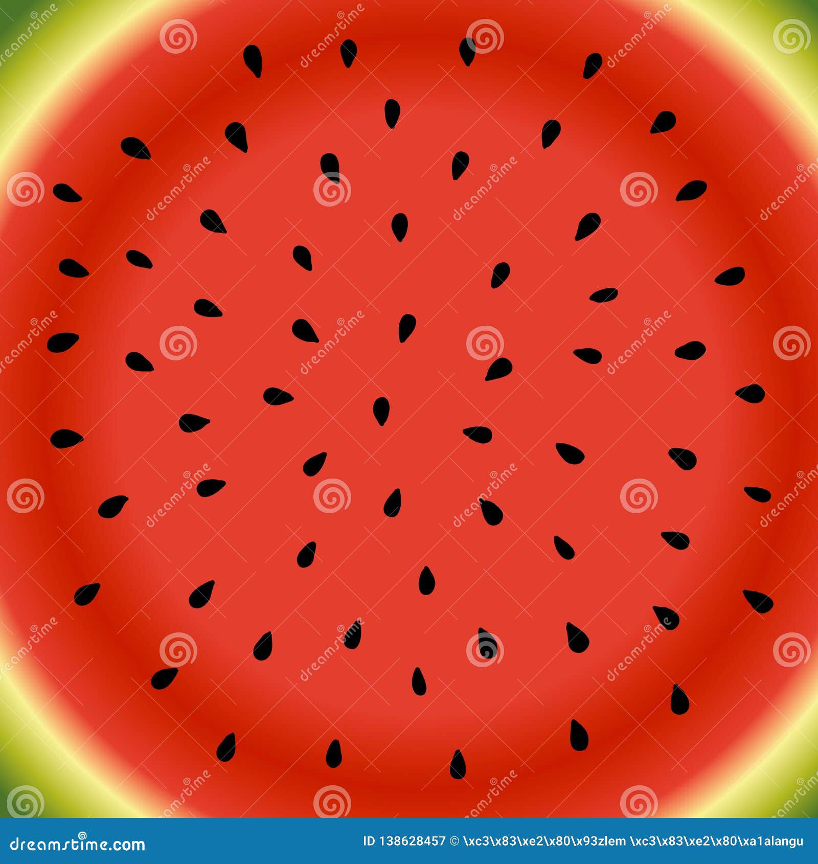 Watermelon Background Vector Illustration Stock Vector - Illustration ...