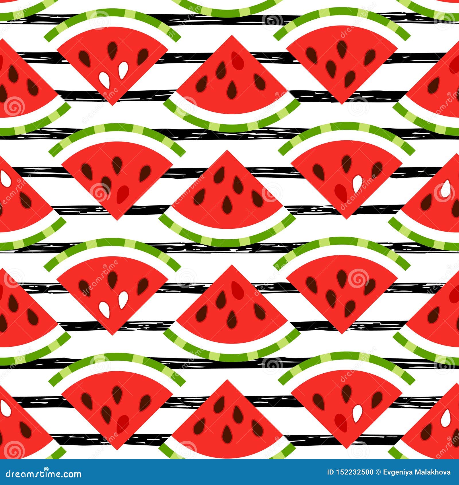 Watermelon Pattern. Vector Illustration | CartoonDealer.com #41592300