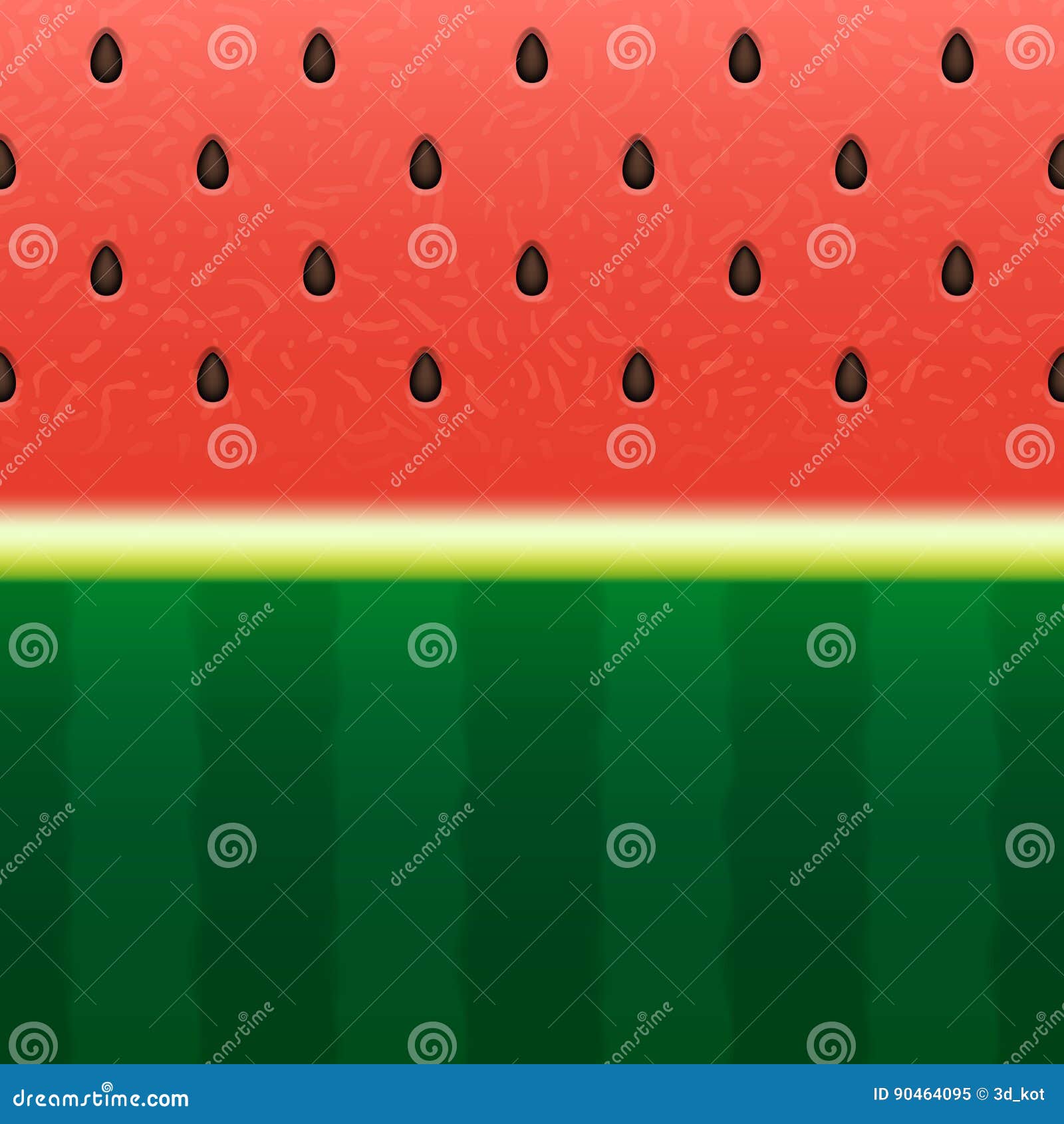Set Of Seamless Watermelon Patterns. Surface Textures Of Watermelon ...