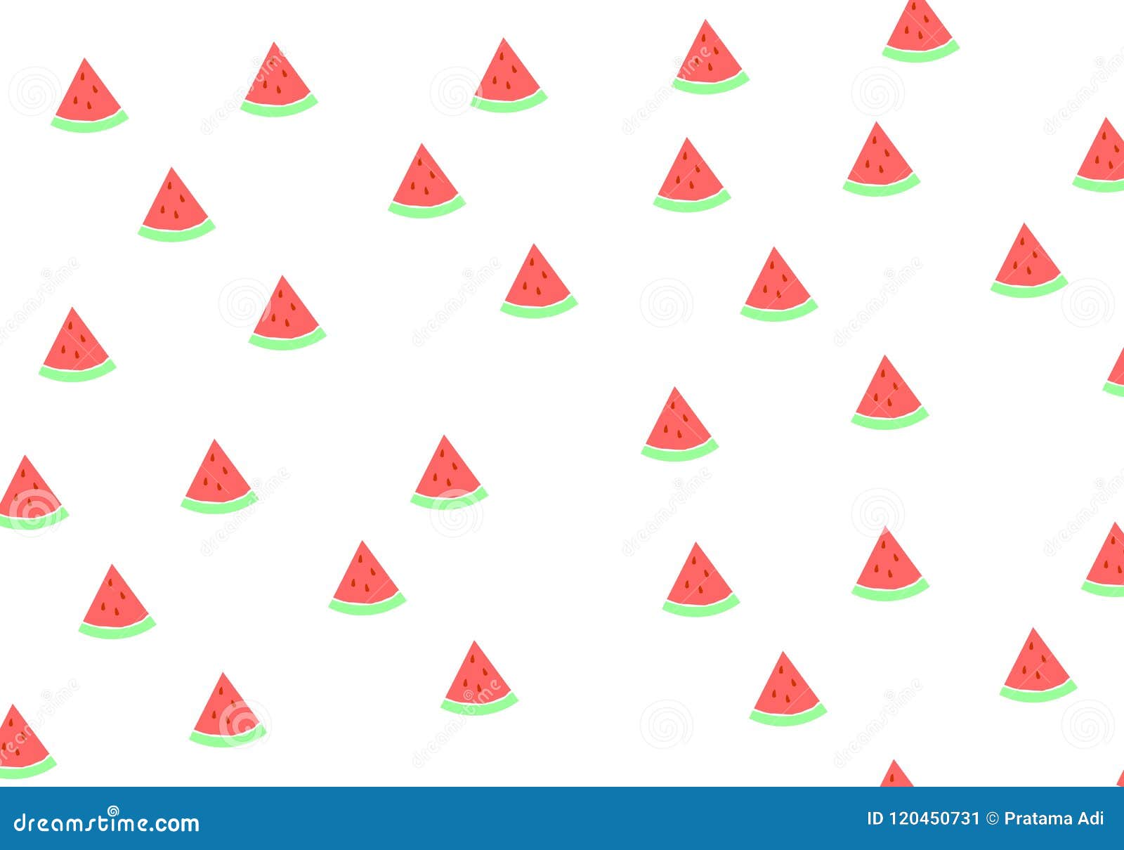 Seamless Watermelon Texture, Watermelon Pattern with Pastel Color Stock ...