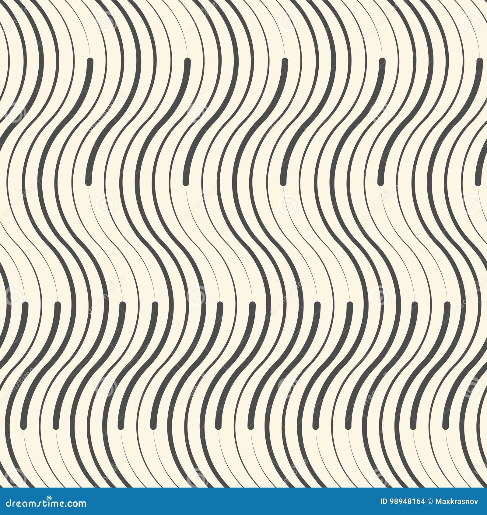 Seamless Wave Background. Minimal Stripe Pattern Stock Vector ...