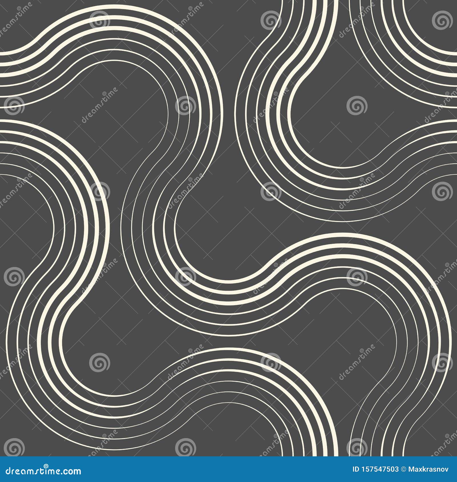Seamless Wave Background stock vector. Illustration of fine - 157547503