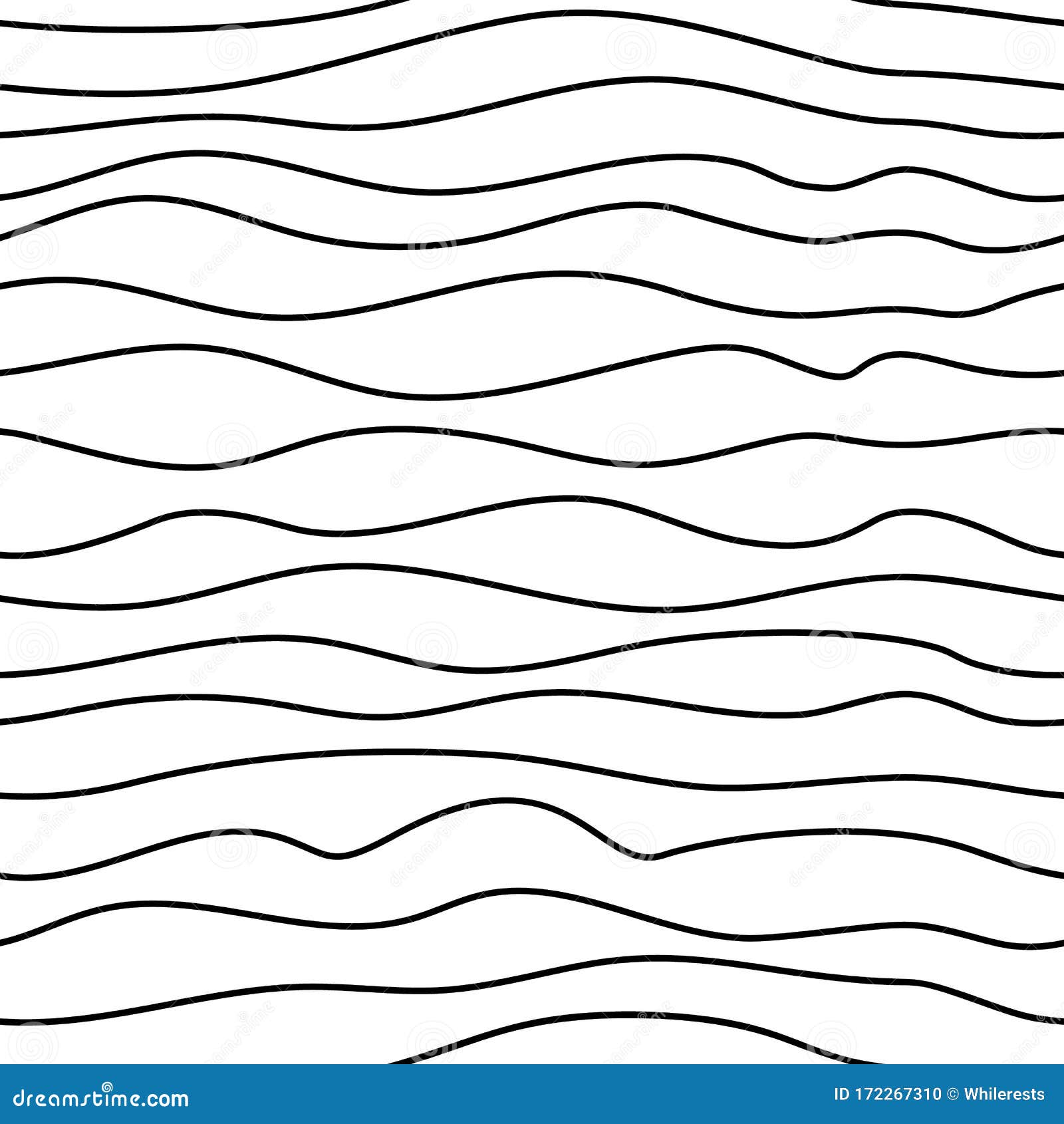 Horizontal Zigzag Lines. Jagged Borders Or Dividers. Serrated Stripes ...