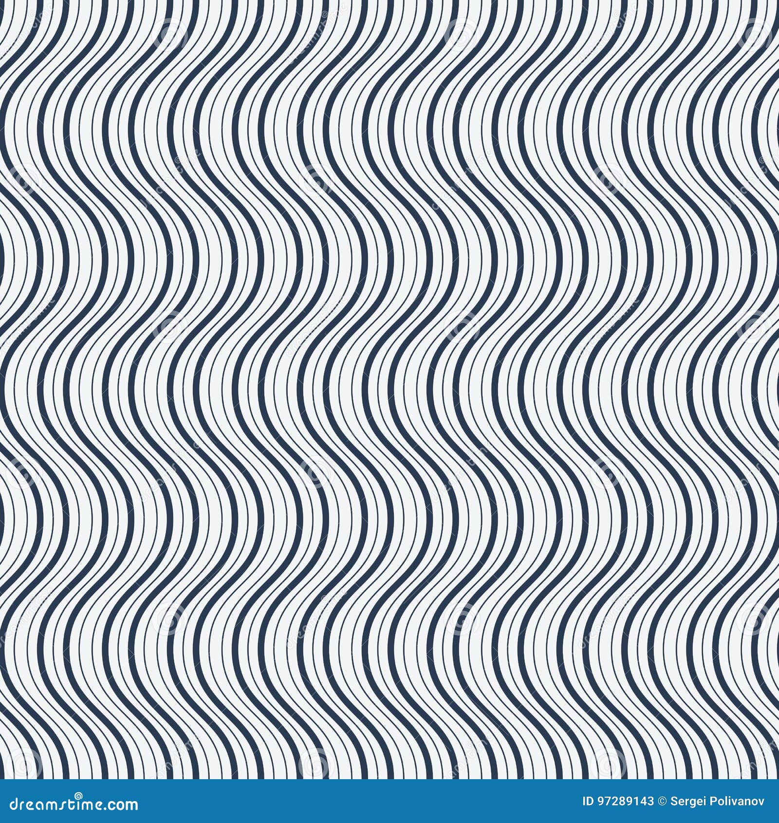 Seamless wave pattern stock vector. Illustration of animal - 97289143