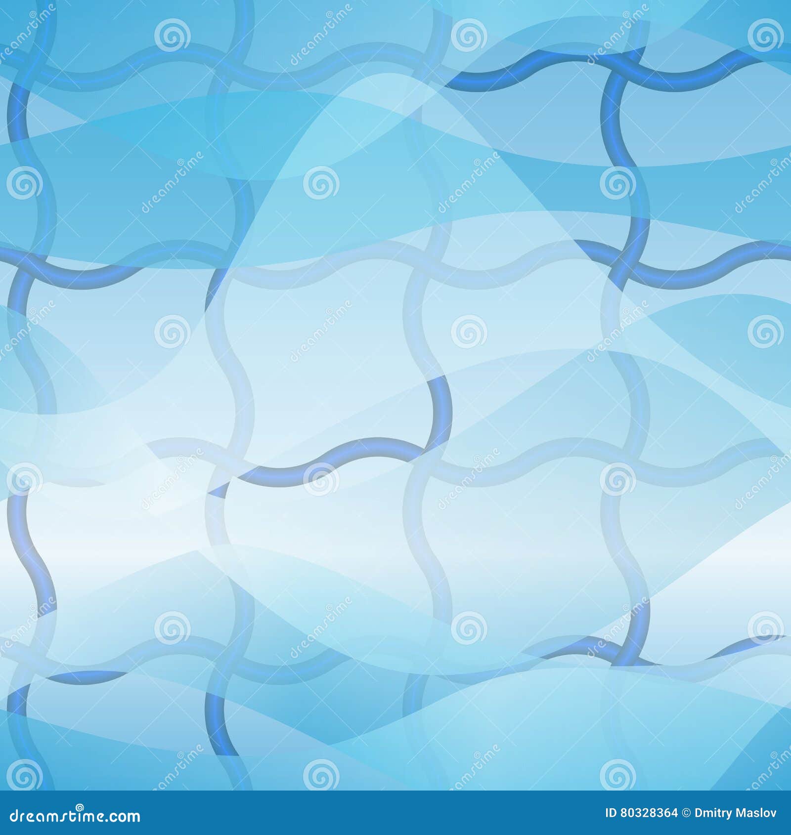 Seamless Wave Pattern stock vector. Illustration of surface - 80328364