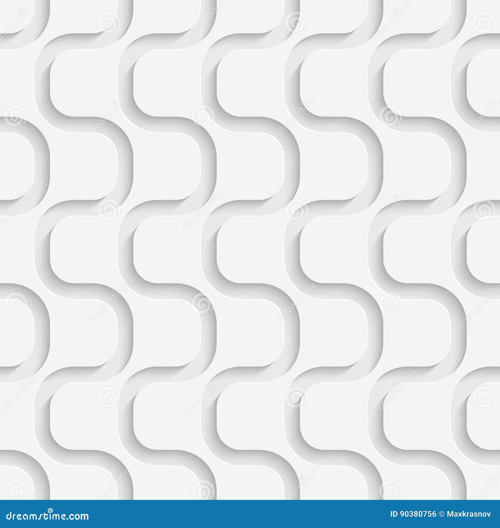 Seamless Wave Pattern stock vector. Illustration of geometric - 90380756