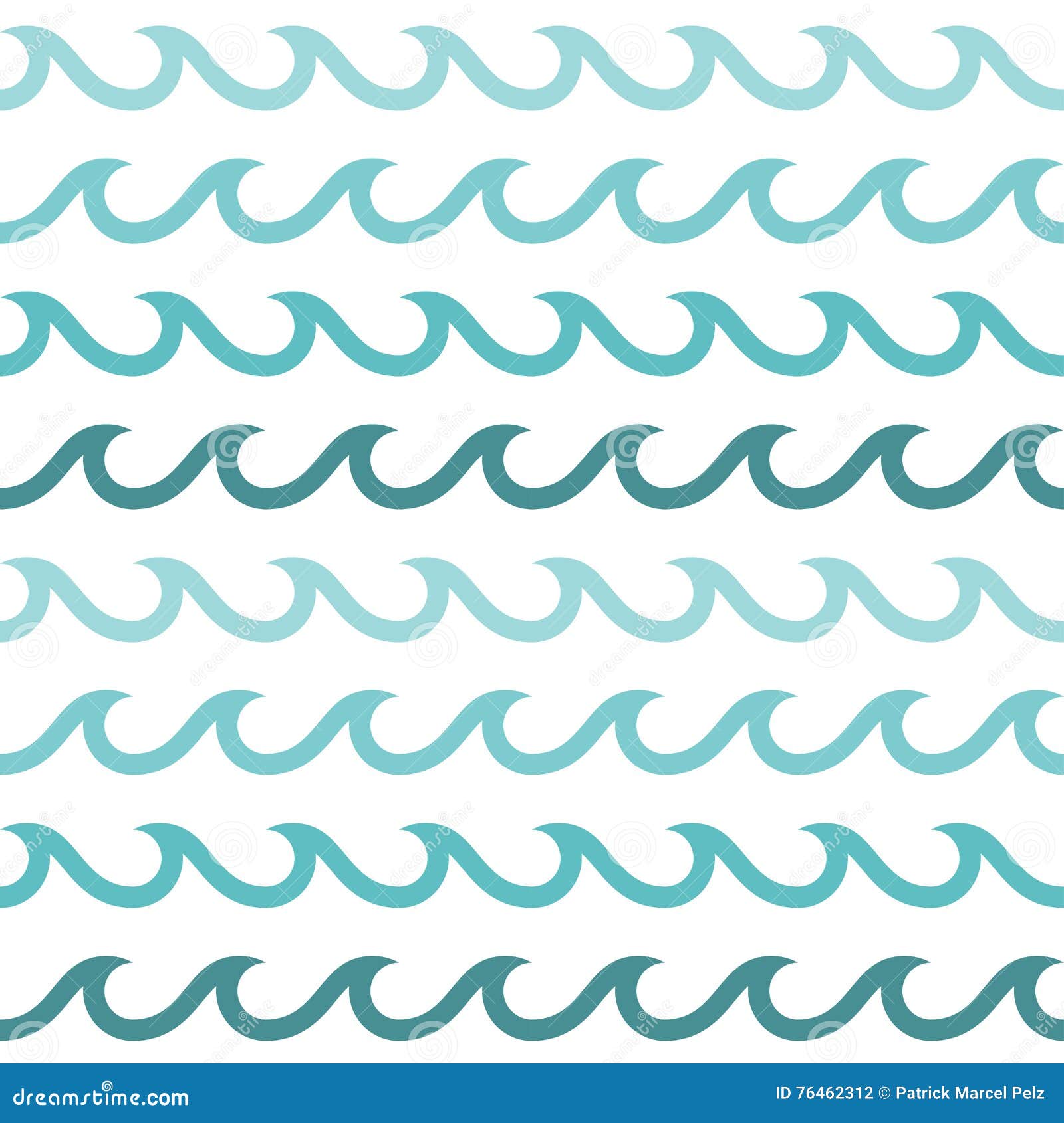 Seamless waves background stock vector. Illustration of abstract - 76462312