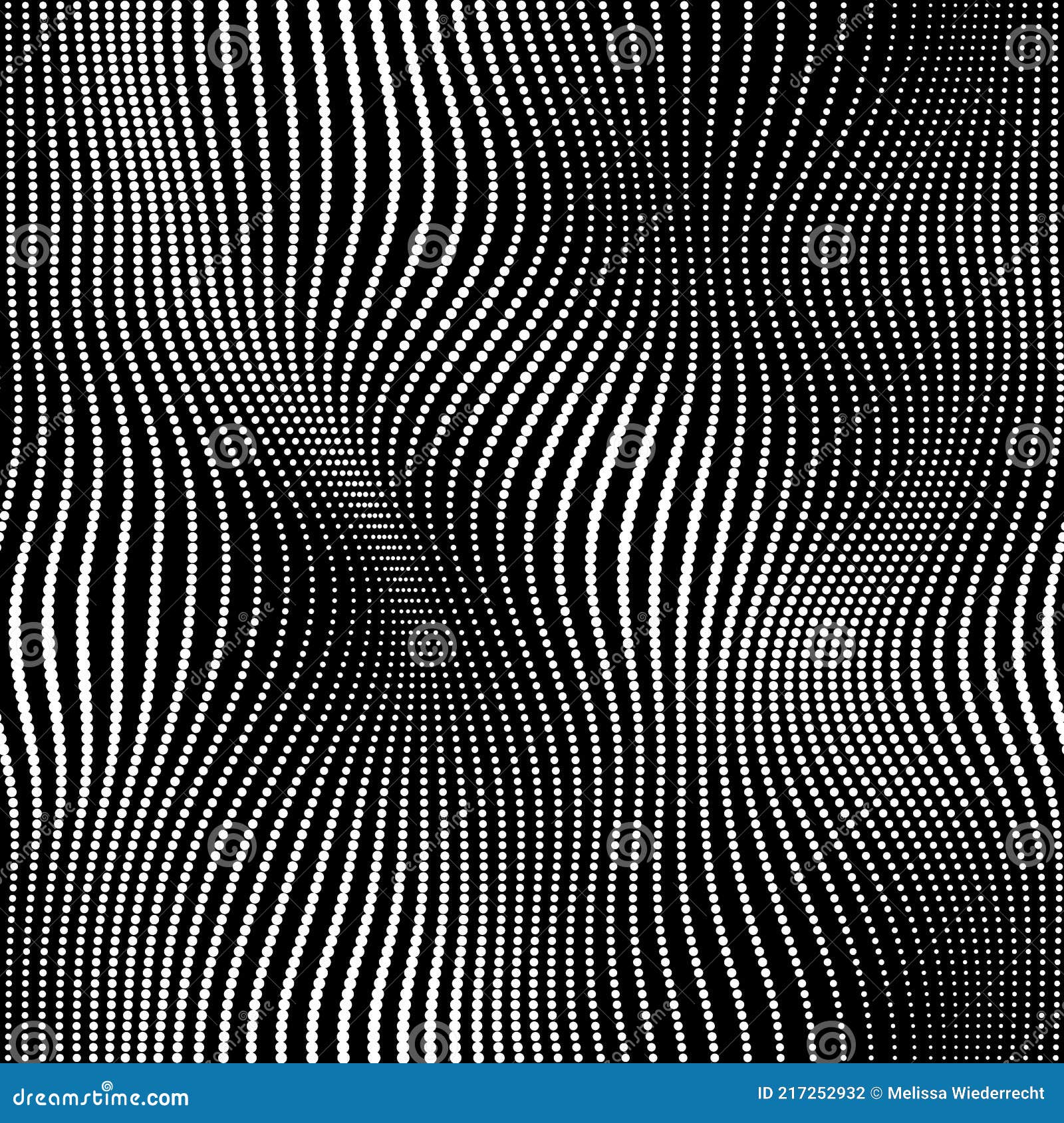 Seamless Wavy Array of Dots Pattern for Print or Digital Use Stock ...