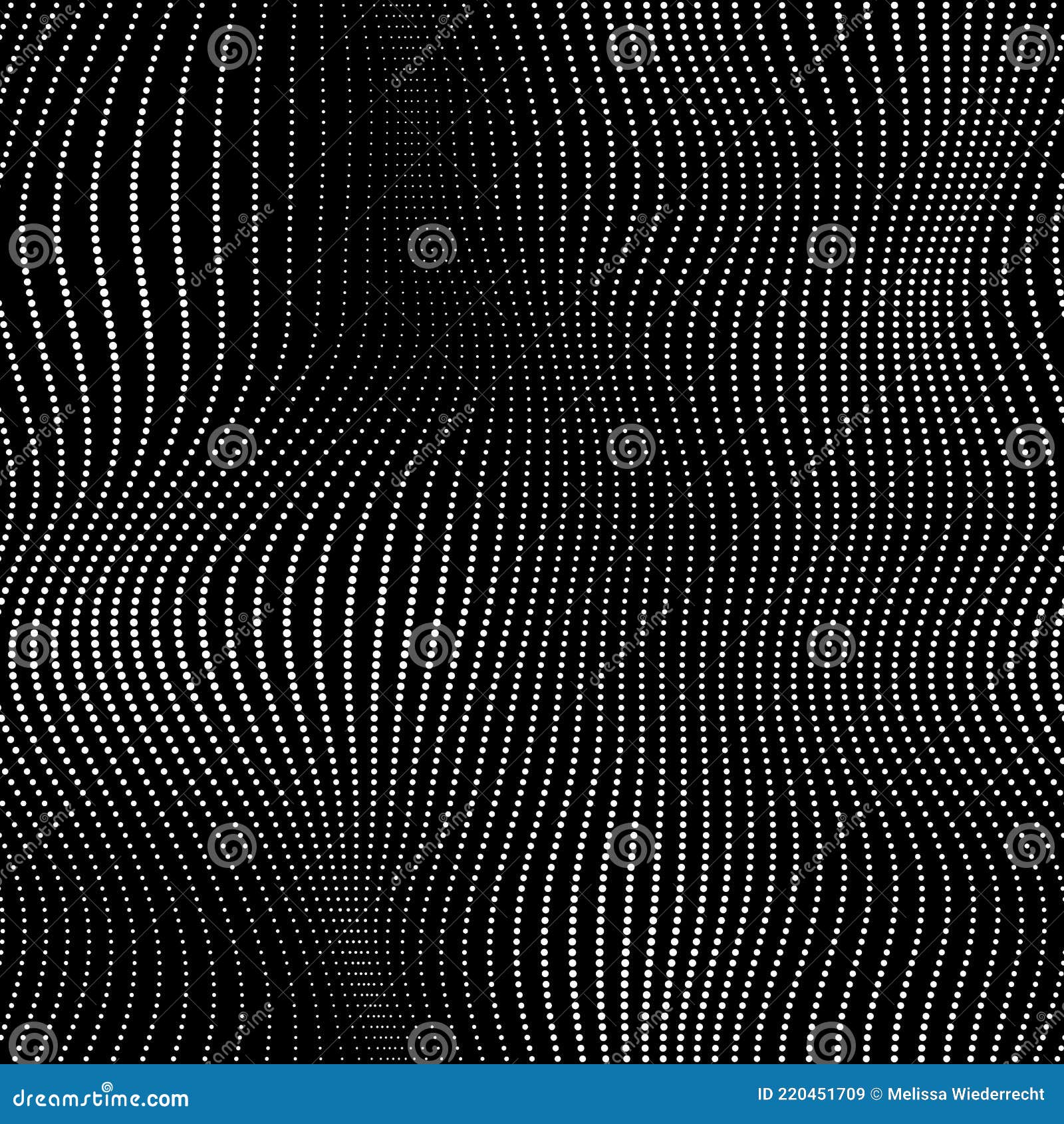 Seamless Wavy Array of Dots Pattern for Print or Digital Use Stock ...