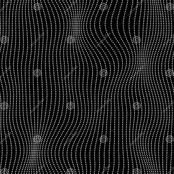 Seamless Wavy Array of Dots Pattern for Print or Digital Use Stock ...