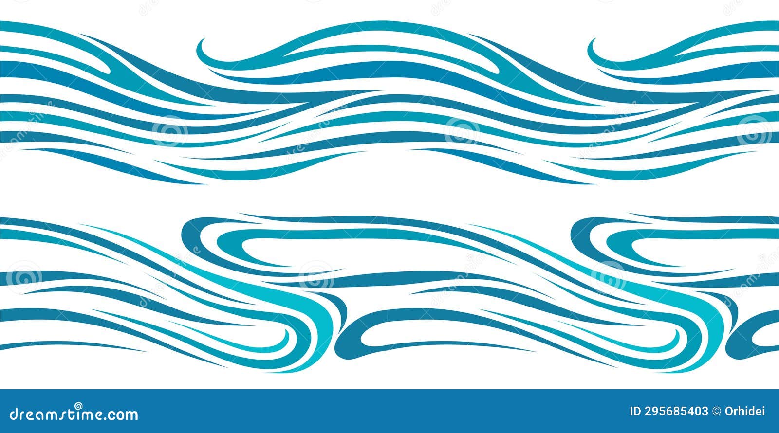 Curve, Wave And Various Shapes Pattern. Cartoon Vector | CartoonDealer ...