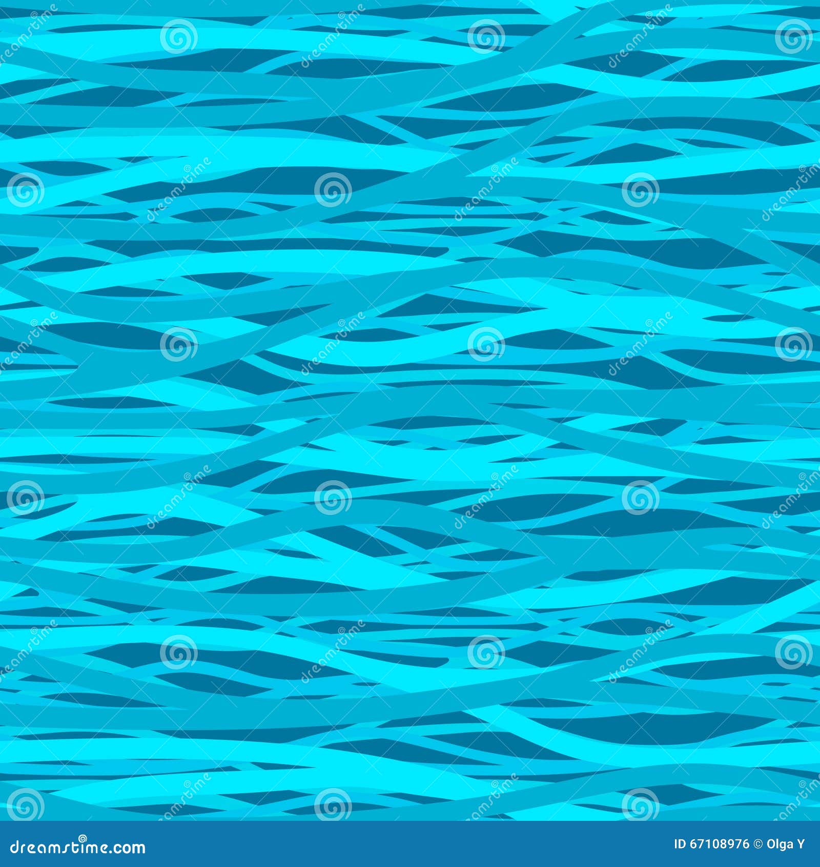 Seamless Wavy Pattern. Vector Abstract Background. Stock Vector ...