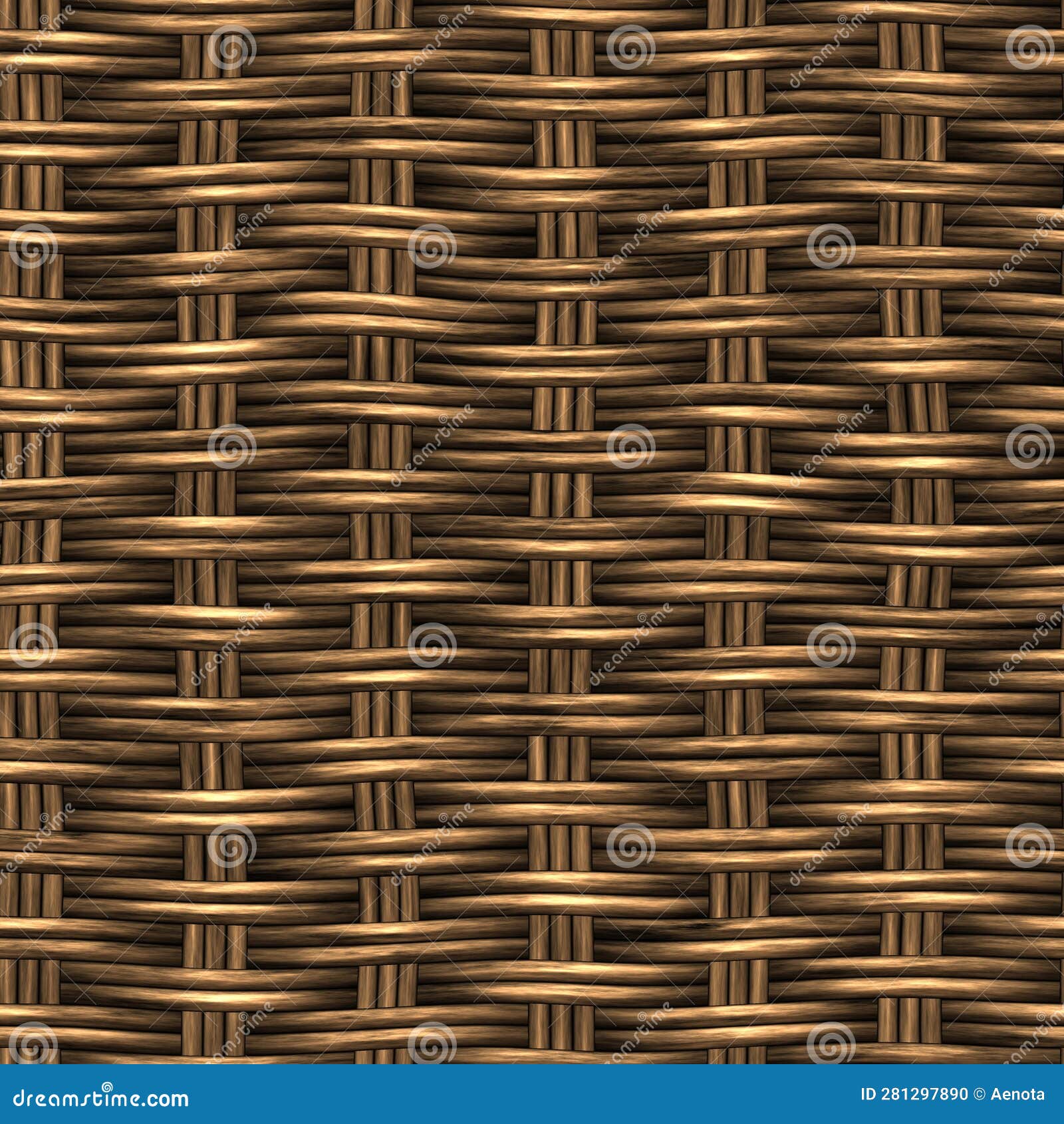 Seamless Weaving Wickerwork Pattern Stock Illustration - Illustration ...