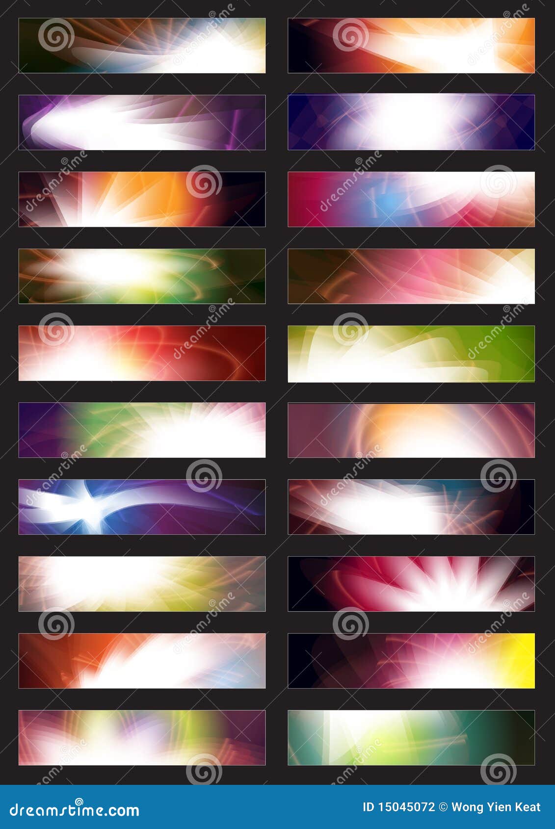 Seamless Web Banner stock vector. Illustration of layout - 15045072