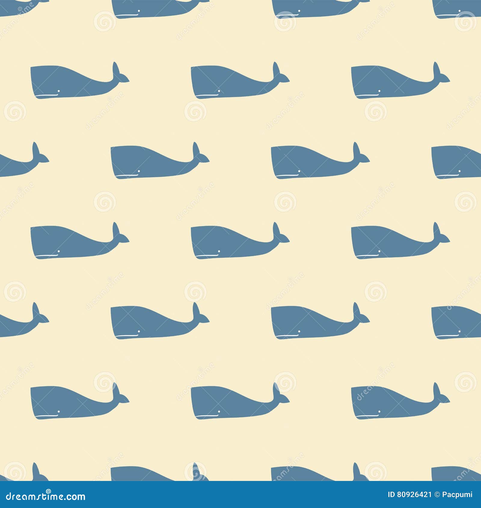 Seamless whale pattern stock vector. Illustration of print - 80926421