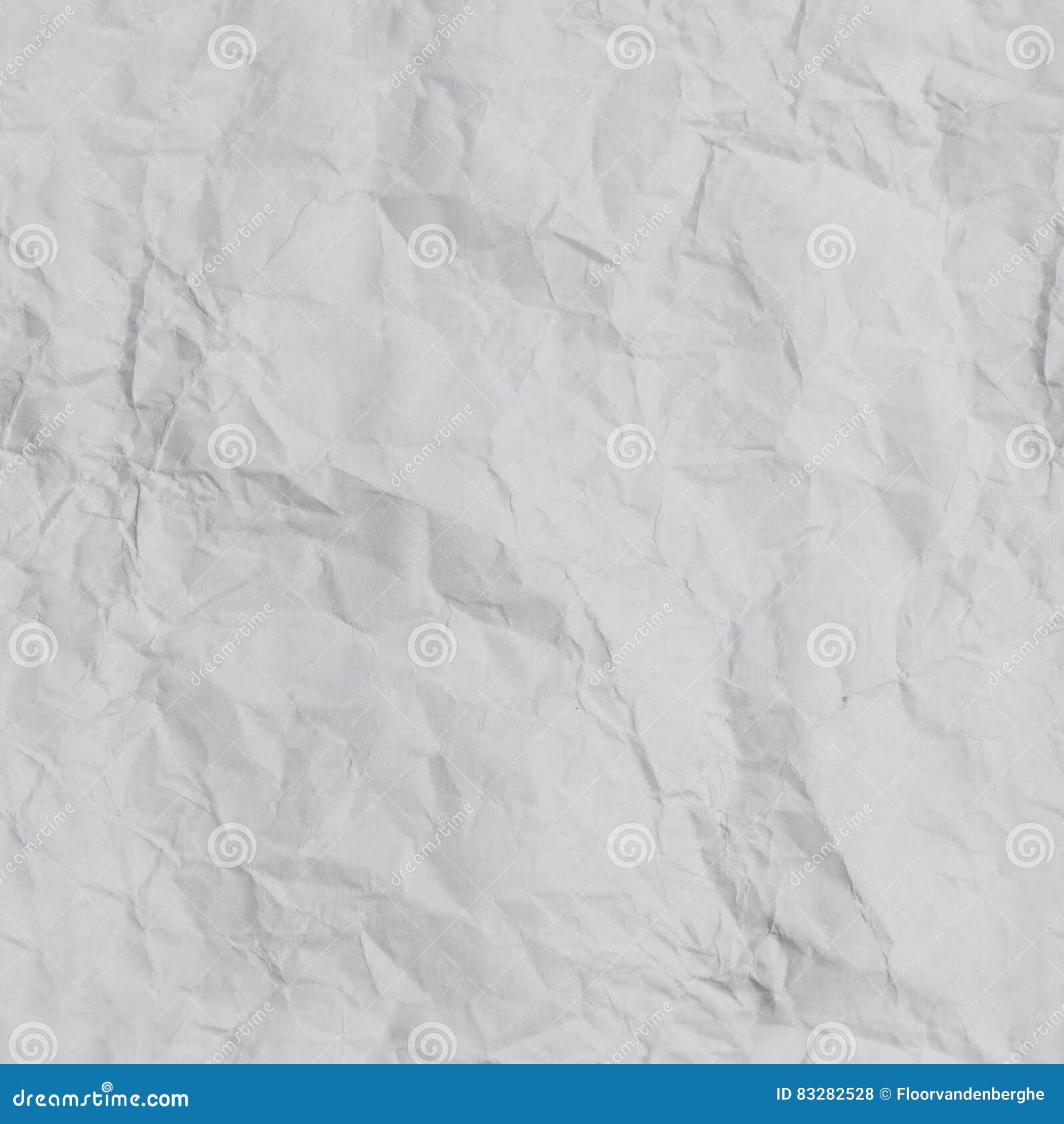 Seamless White Crumpled Paper Texture Stock Photo - Image of definition ...