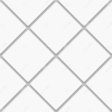 Seamless White Diagonal Square Tiles Stock Vector - Illustration of ...