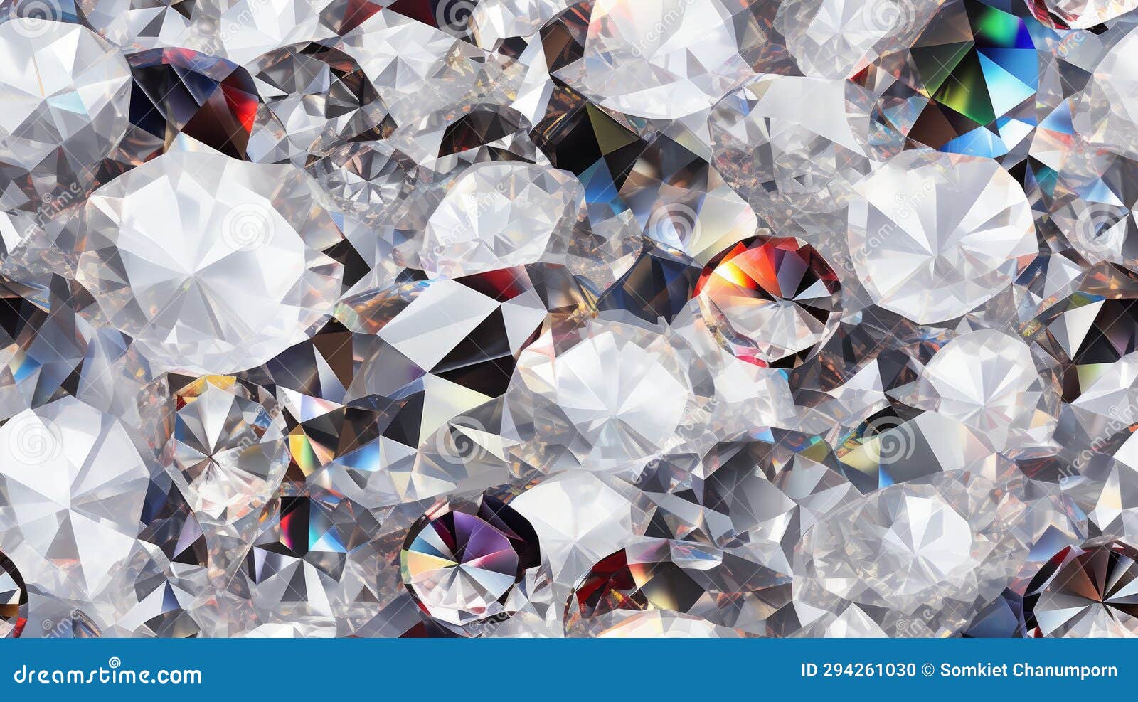 Seamless White Diamond Pattern Background, Abstract Gem, Crystal ...