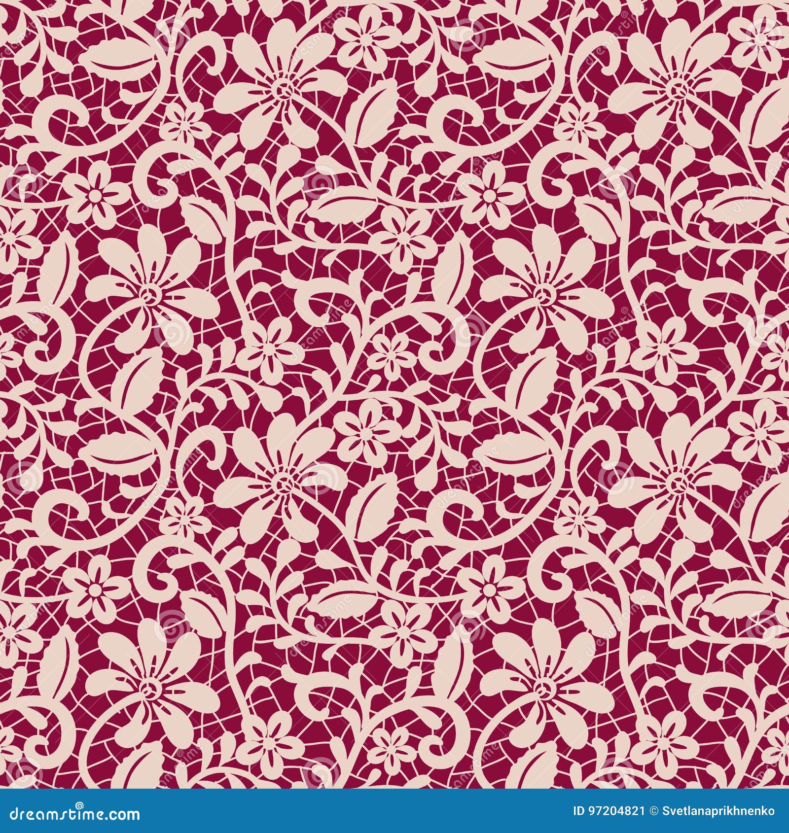 Seamless white lace stock illustration. Illustration of decoration ...