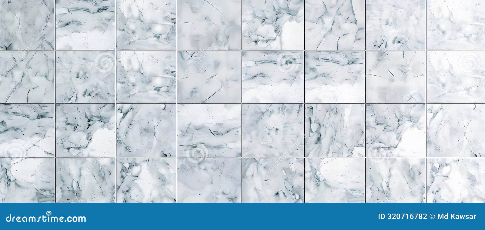 Seamless White Marble Tile Pattern for Modern Bathroom Kitchen Stock ...