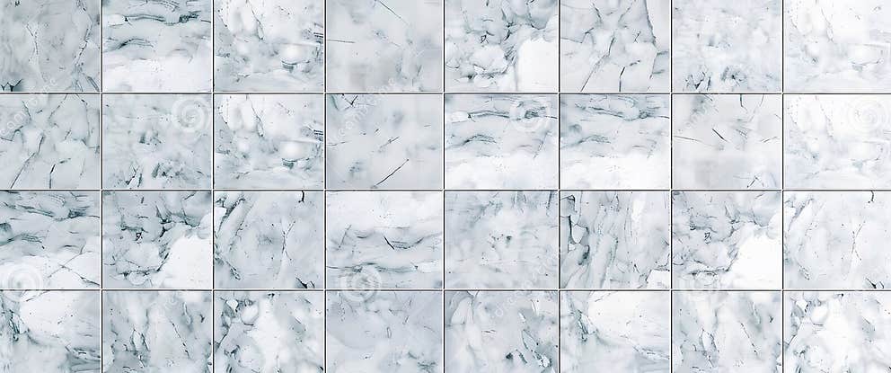 Seamless White Marble Tile Pattern for Modern Bathroom Kitchen Stock ...