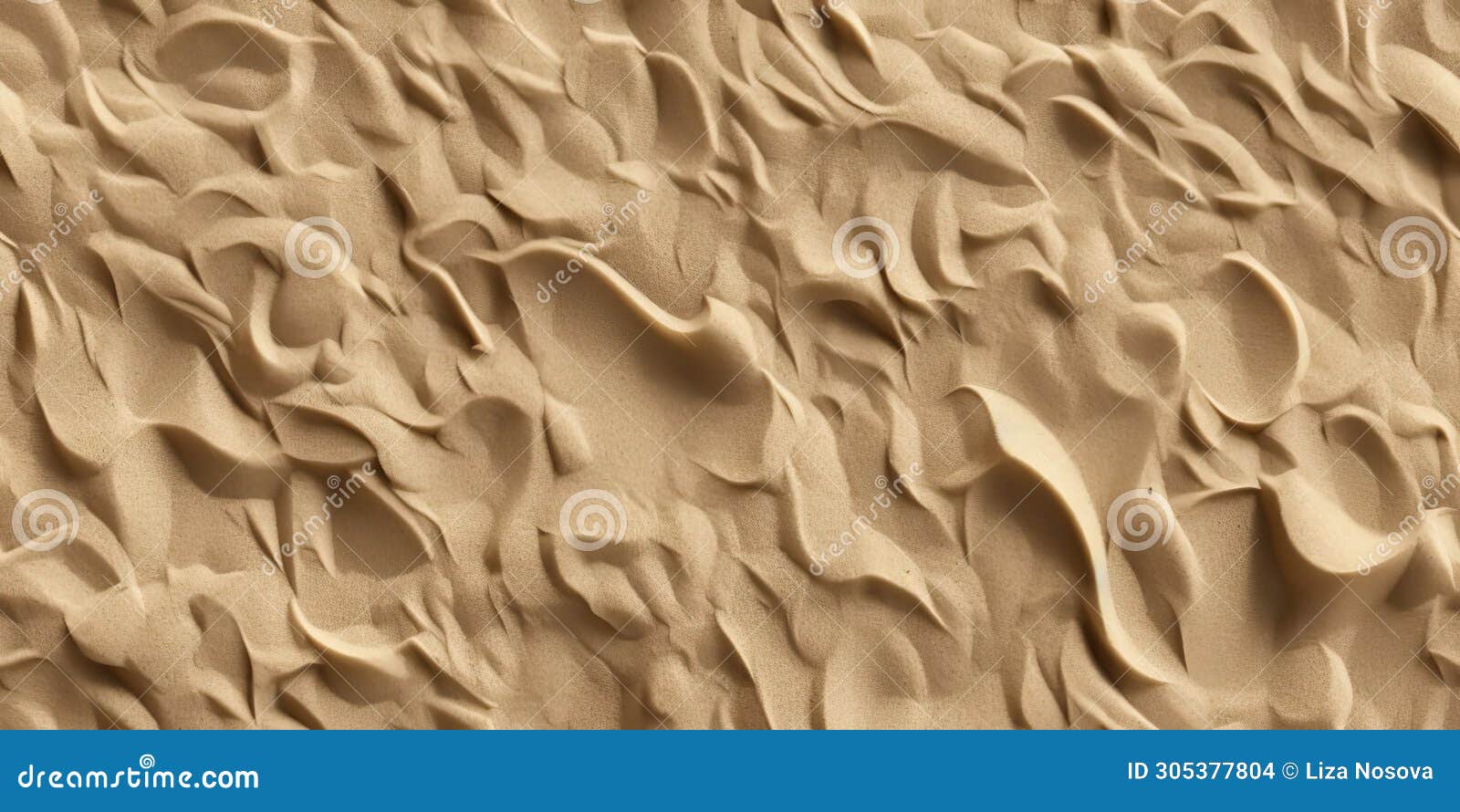 Seamless White Sandy Beach or Desert Sand Dunes Tileable Texture. Boho ...