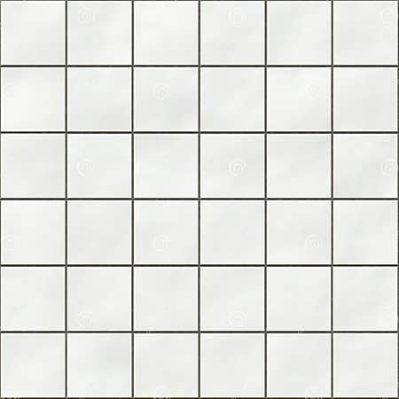 Seamless White Square Tiles Stock Illustration - Illustration of ...