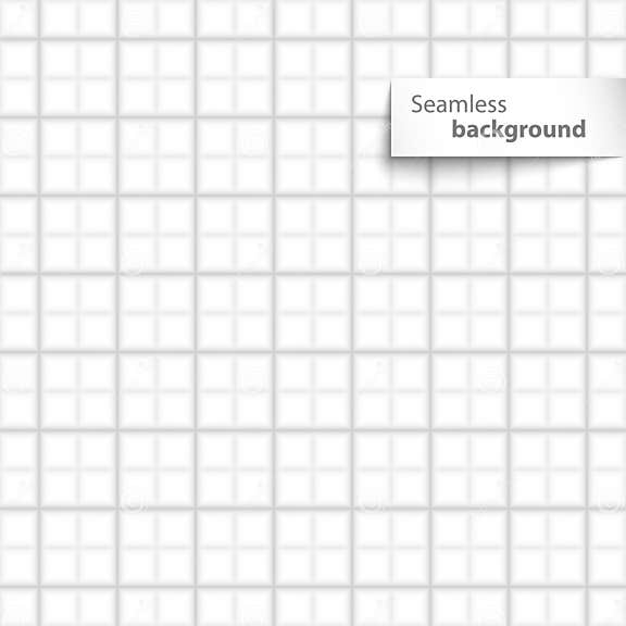 Seamless White Square Tiles Texture Stock Vector - Illustration of ...