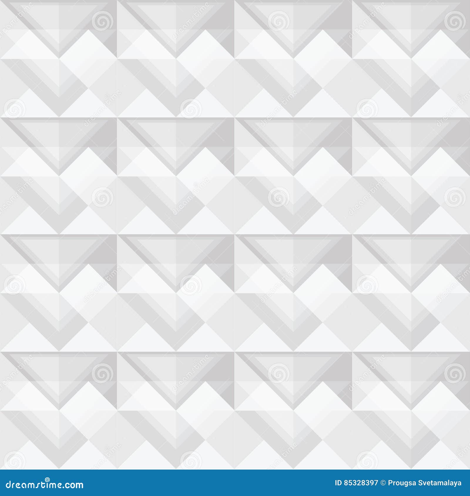 Seamless White Triangle Pattern Design Stock Vector - Illustration of ...