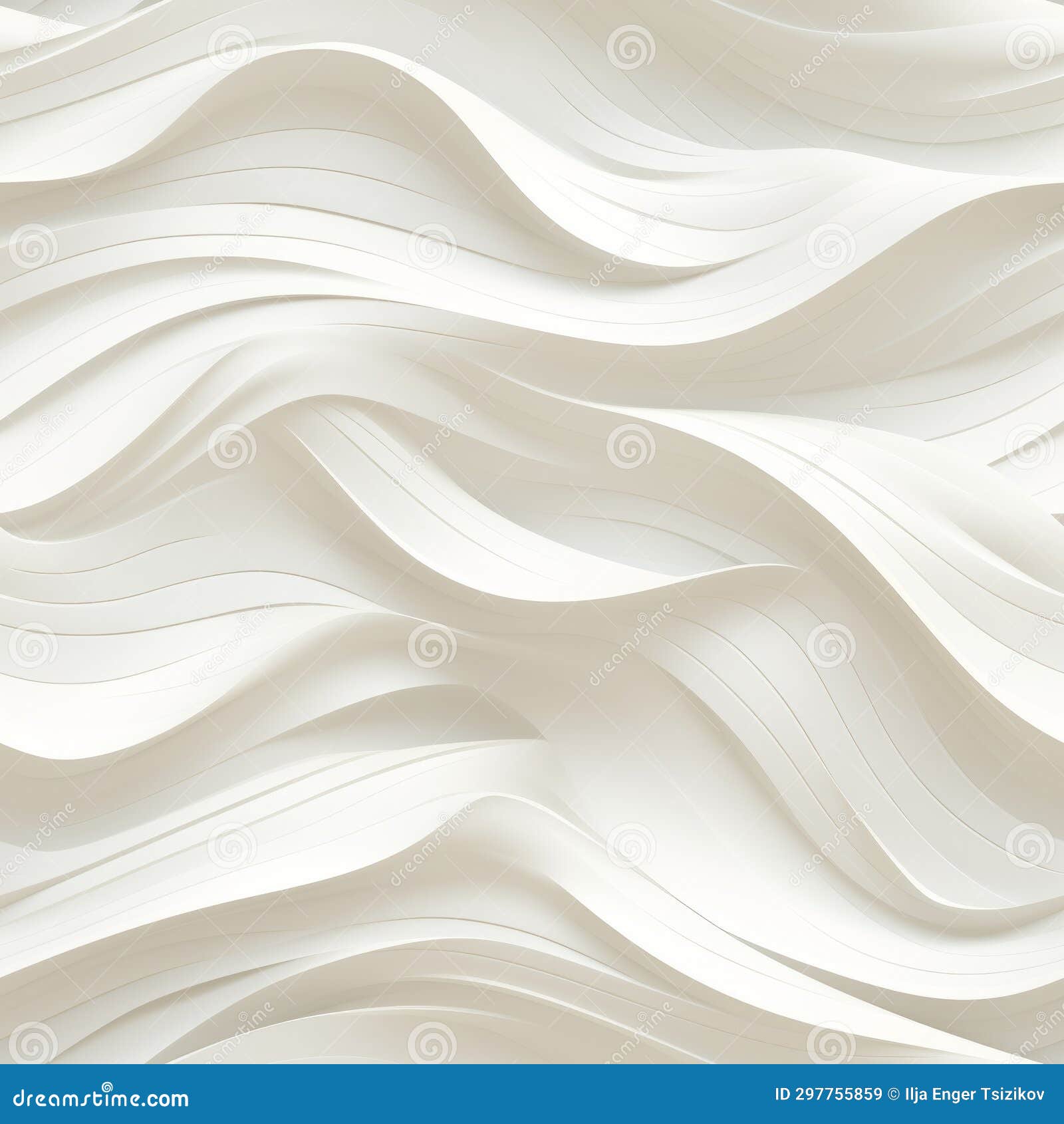Seamless White Wall Texture Abstract Wave Pattern with Modern Geometric ...