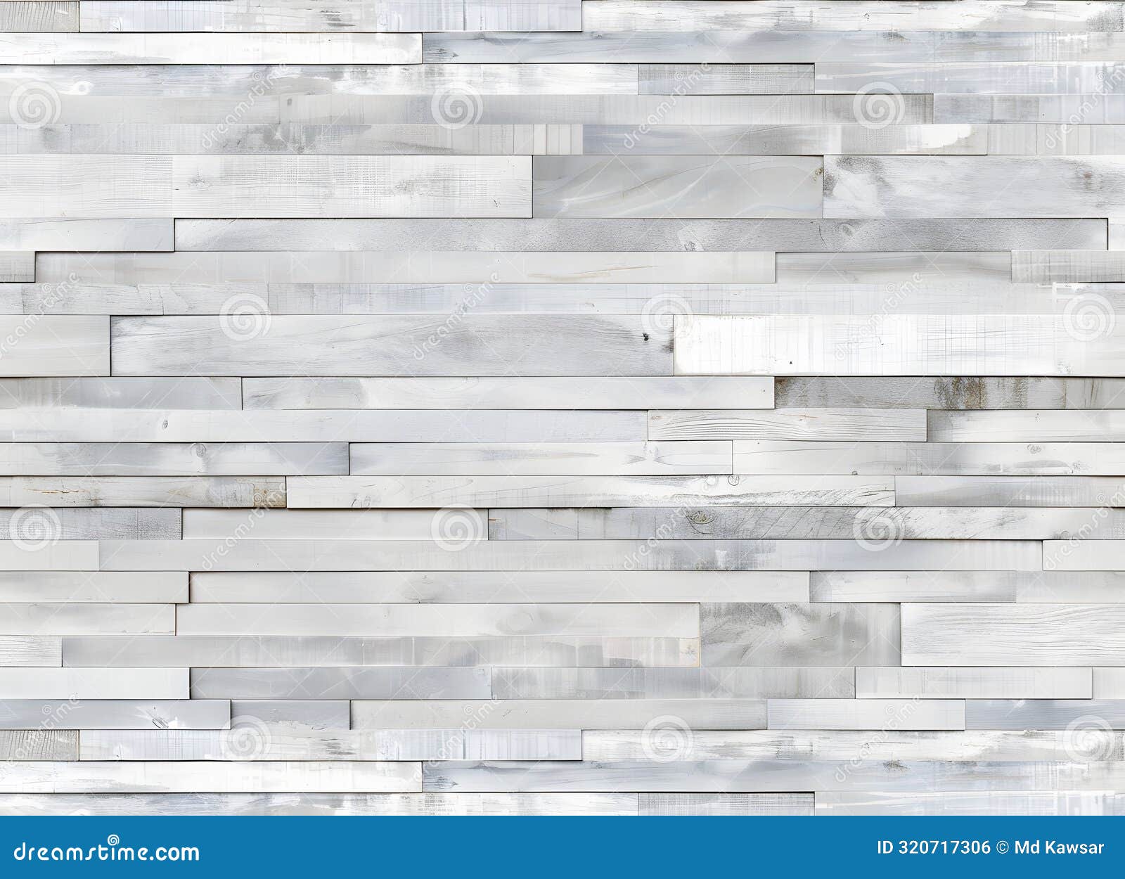 Seamless White Washed Wood Plank Wall Texture Stock Illustration ...