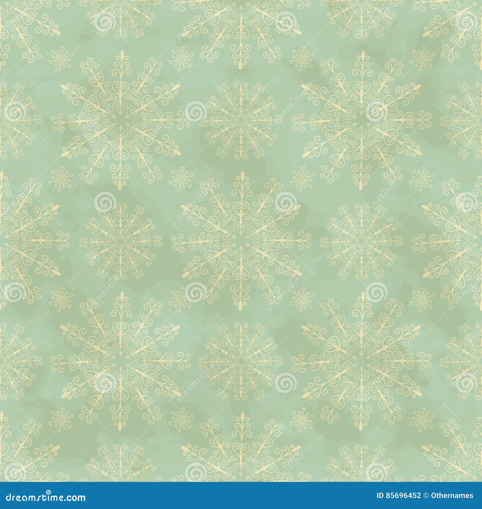 Seamless Winter Background with Snowflakes. Raster Version Stock ...