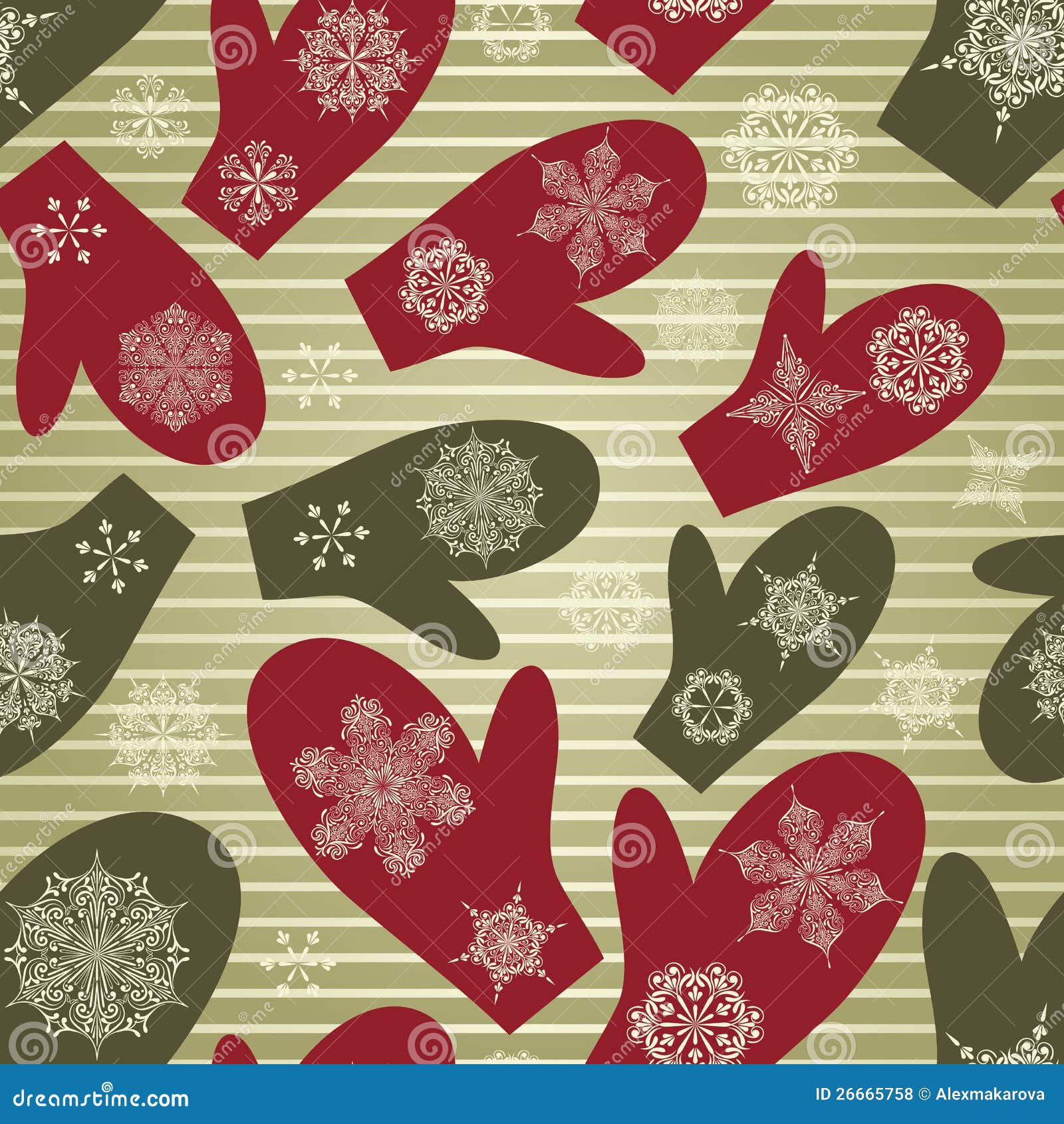 Seamless Winter Pattern stock vector. Illustration of seamless - 26665758
