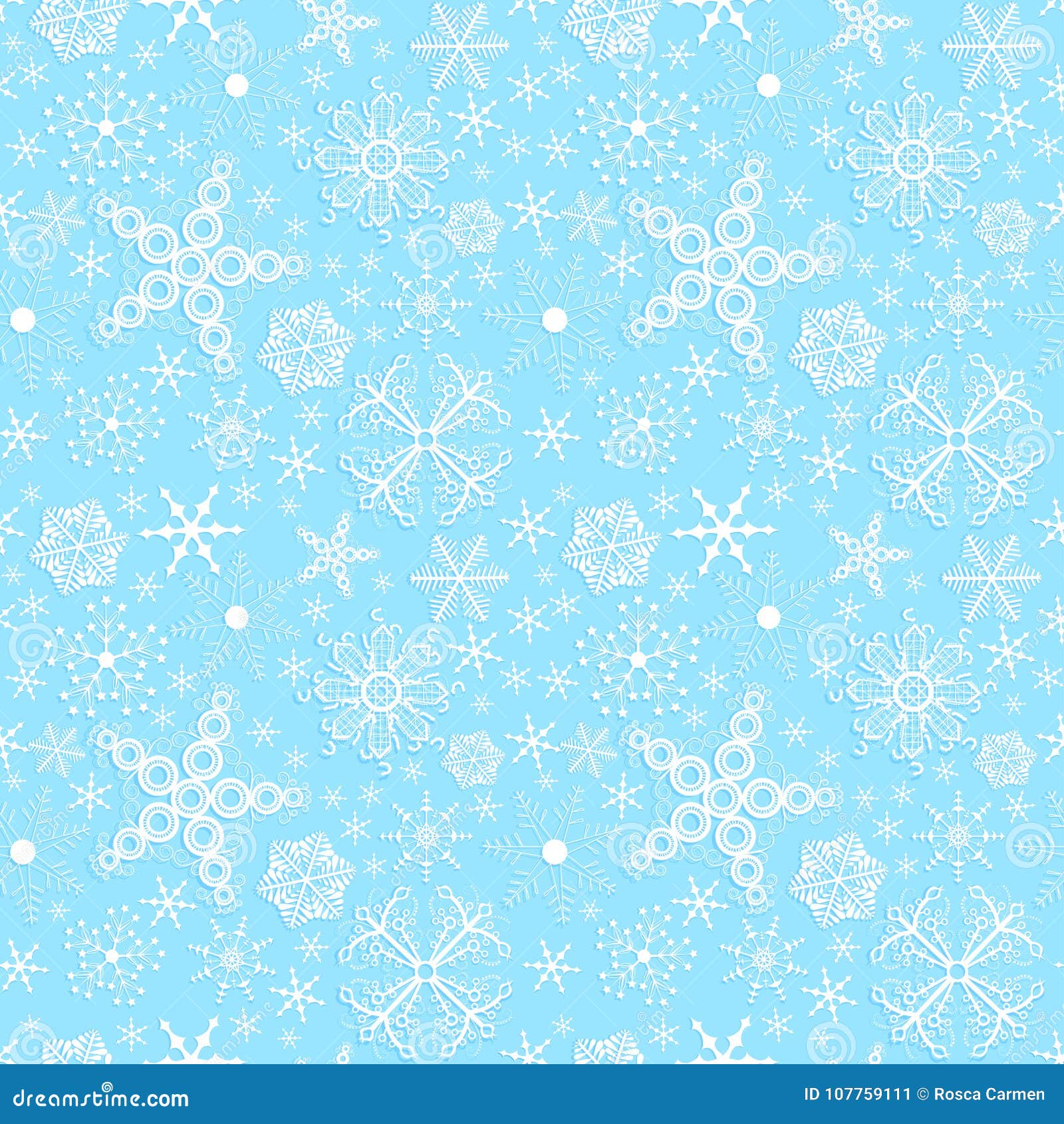 Seamless Winter Pattern on Paper Texture Stock Illustration ...