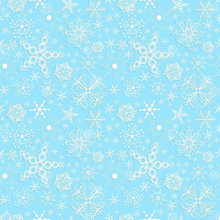 Seamless Winter Pattern on Paper Texture Stock Illustration ...