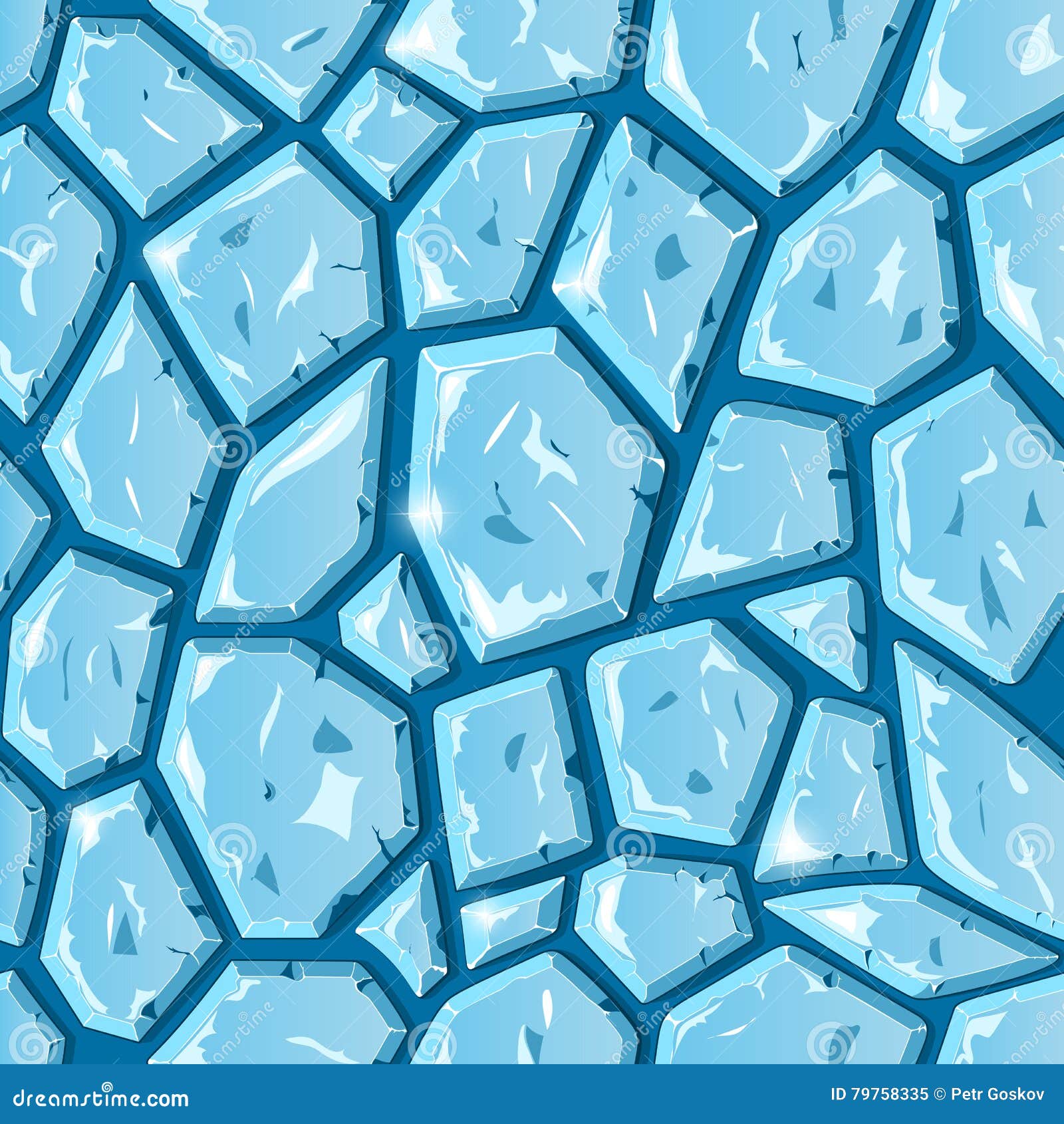 Seamless winter texture stock vector. Illustration of cold - 79758335