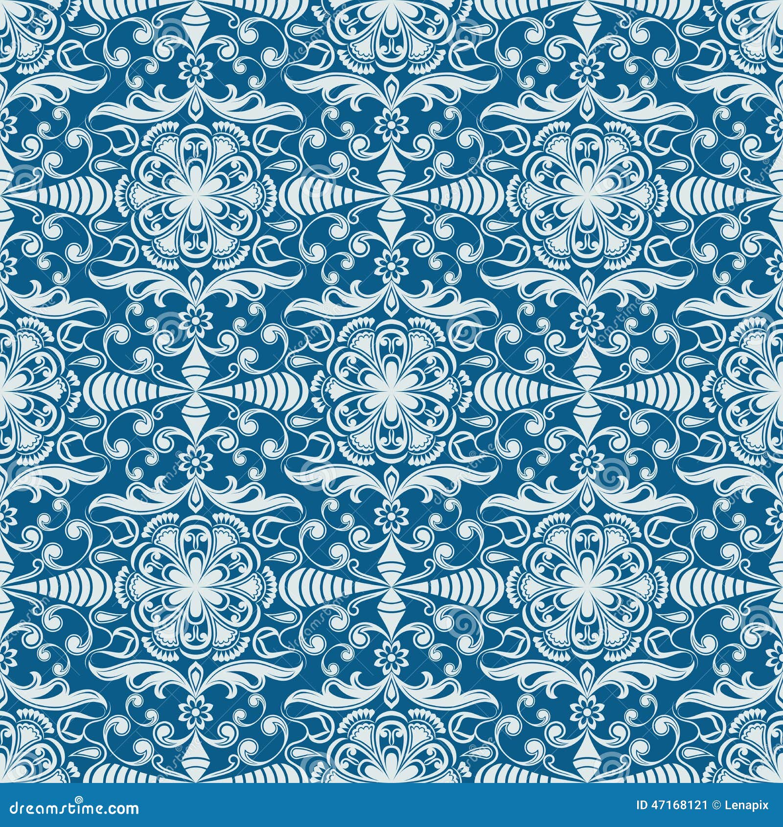 Seamless Winter Wallpaper Pattern. Stock Vector - Illustration of ...