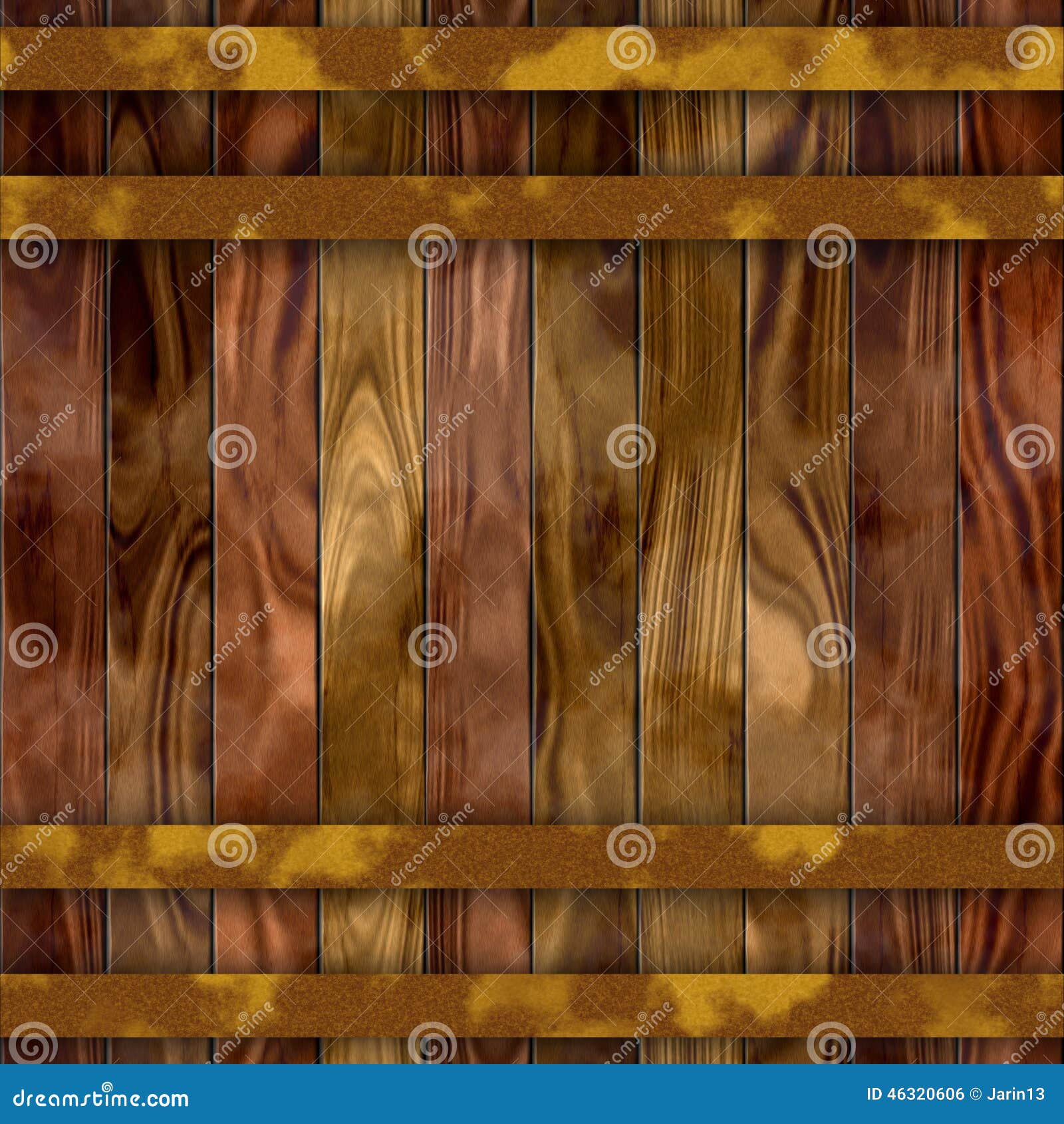 Seamless Wood Barrel Texture Stock Illustration - Illustration of wall ...