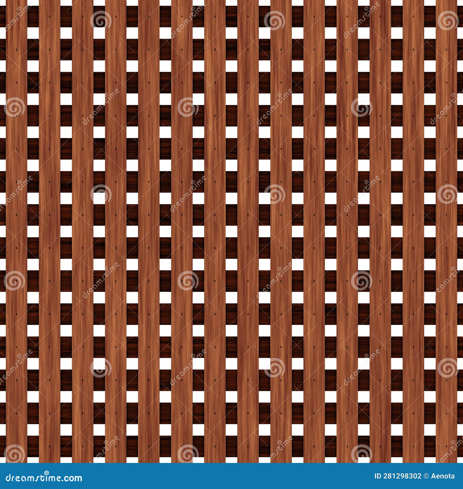 Seamless Wood Lattice Pattern Stock Illustration - Illustration of balk ...