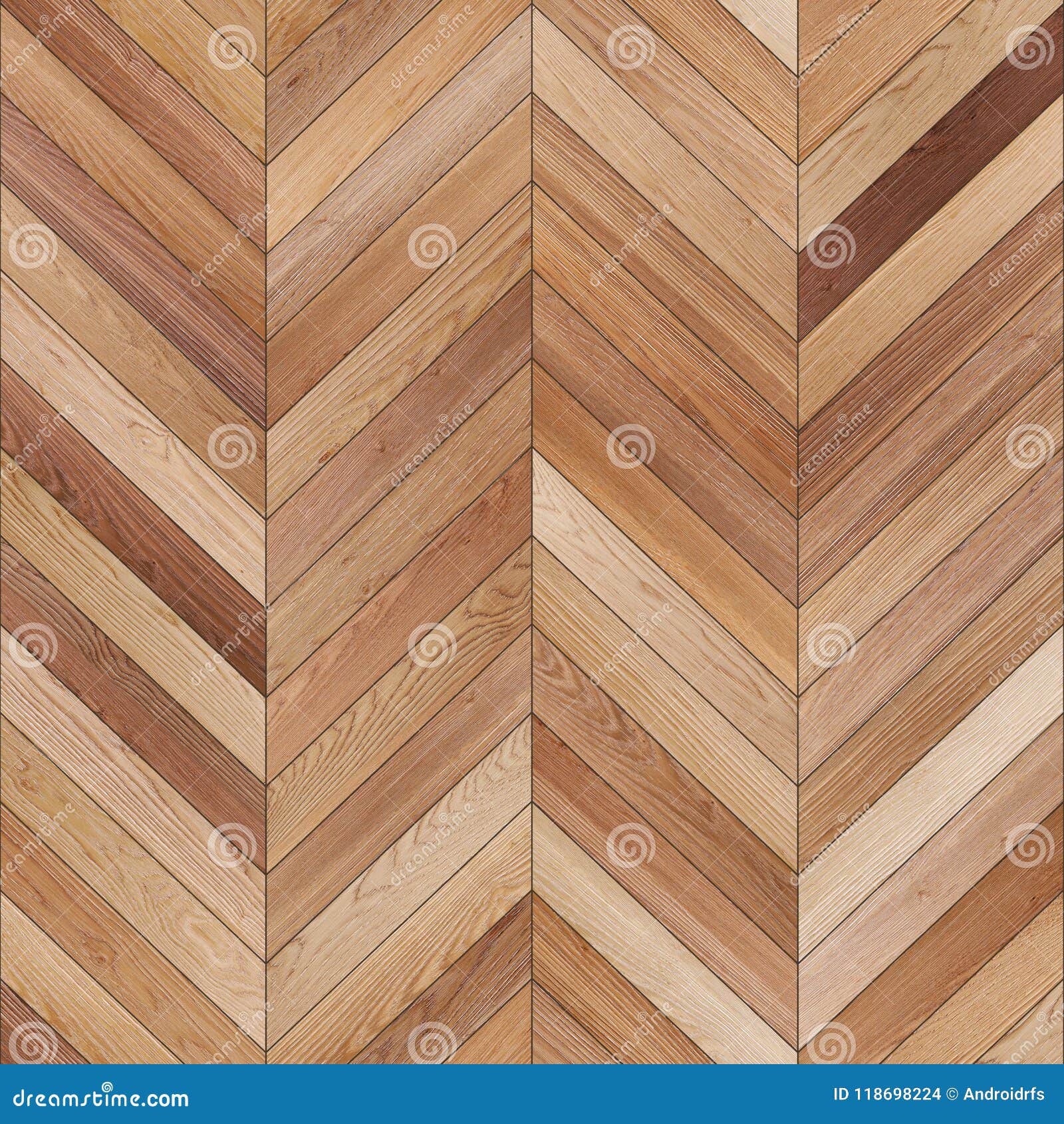 Seamless Wood Parquet Texture Chevron Light Brown Stock Photo - Image ...