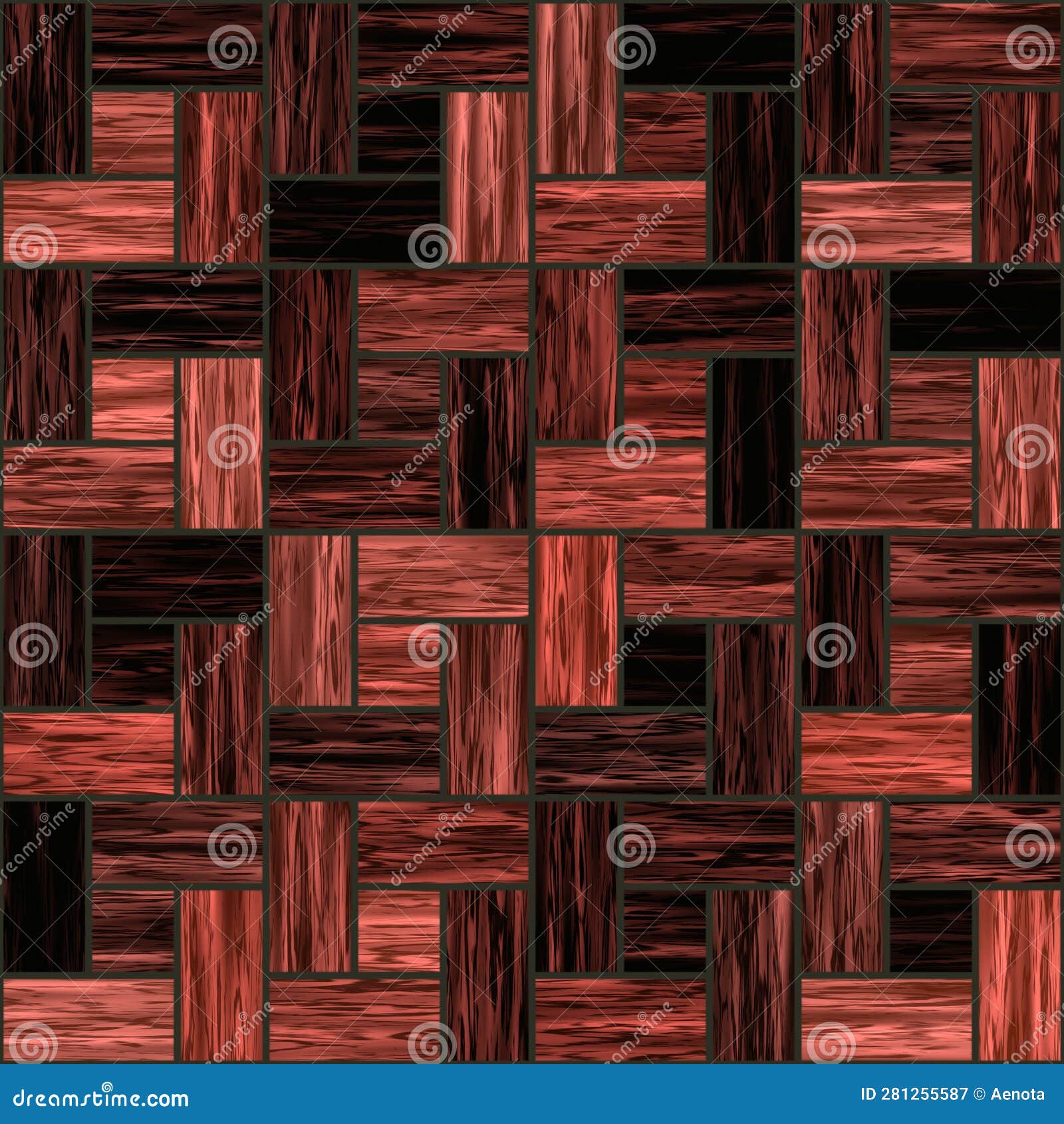 Seamless Wooden Parquet Pattern Stock Illustration - Illustration of ...