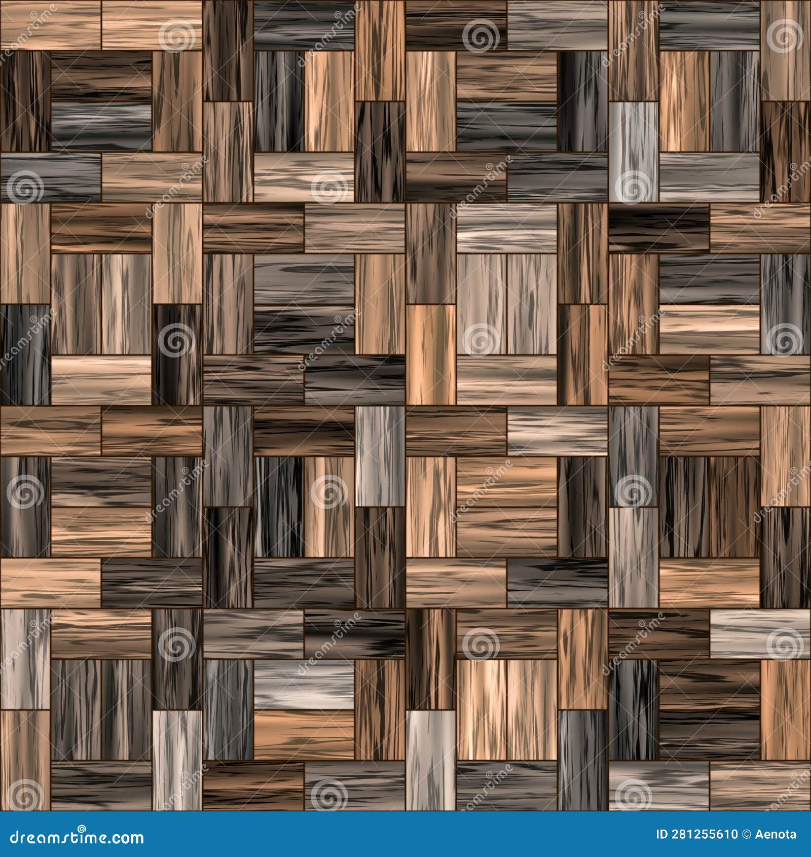 Seamless Wooden Parquet Pattern Stock Photo | CartoonDealer.com #281255610